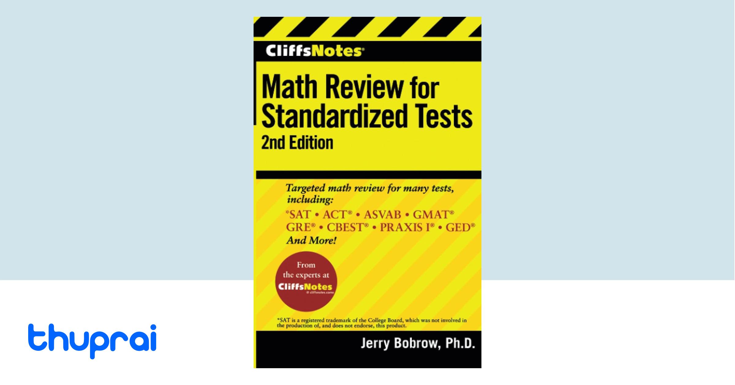 Buy CliffsNotes Math Review for Standardized Tests in Nepal | Thuprai