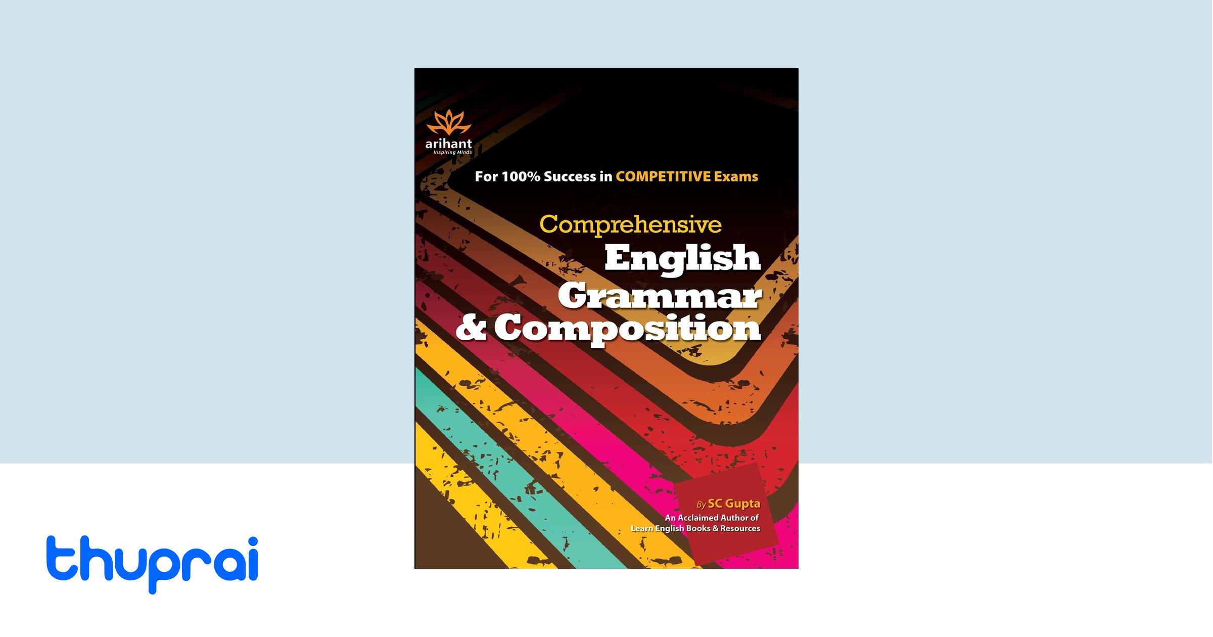 Buy Comprehensive English Grammar & Composition in Nepal | Thuprai