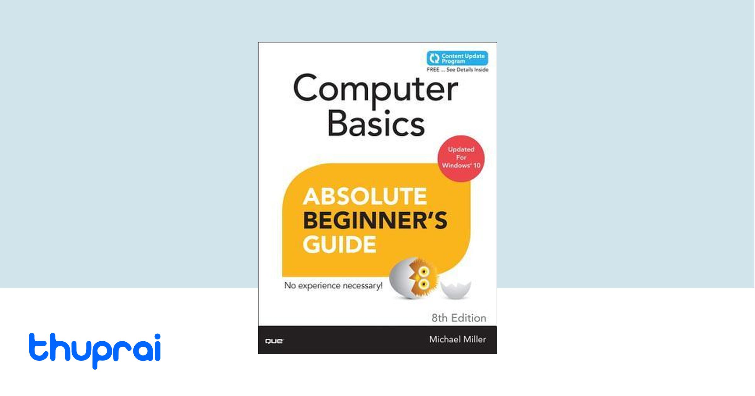 Buy Computer Basics Absolute Beginner's Guide, Windows 10 Edition in Nepal | Thuprai