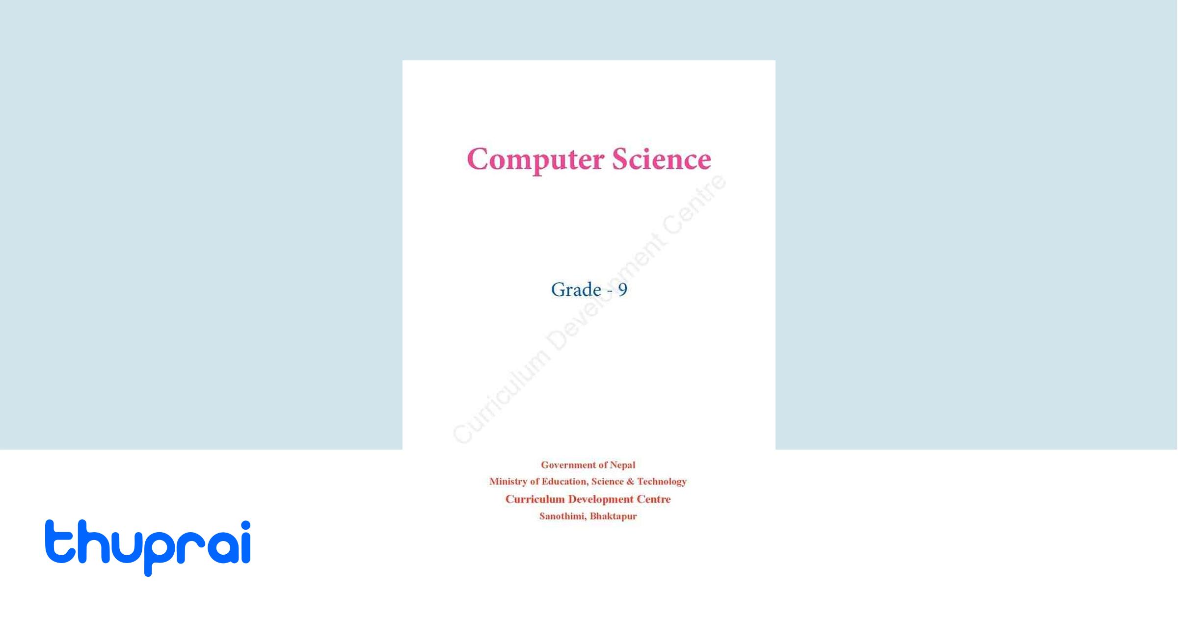 Read: Computer Science: Grade 9