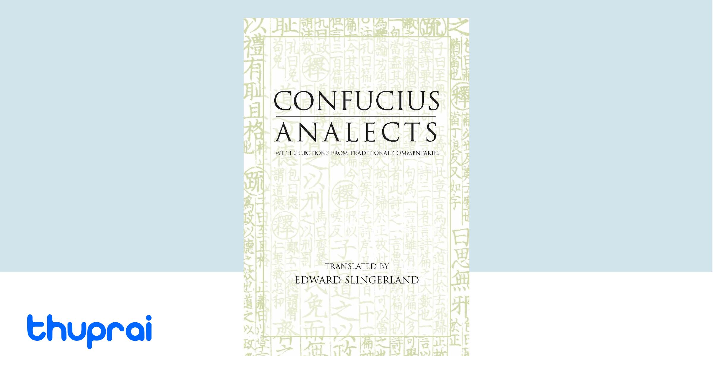 Buy Confucius Analects in Nepal | Thuprai