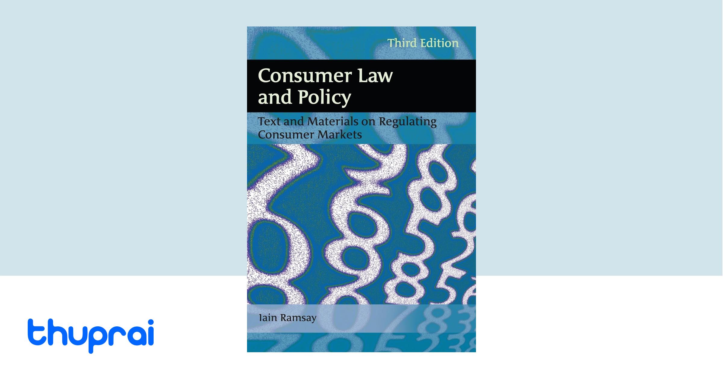 Buy Consumer Law and Policy in Nepal | Thuprai