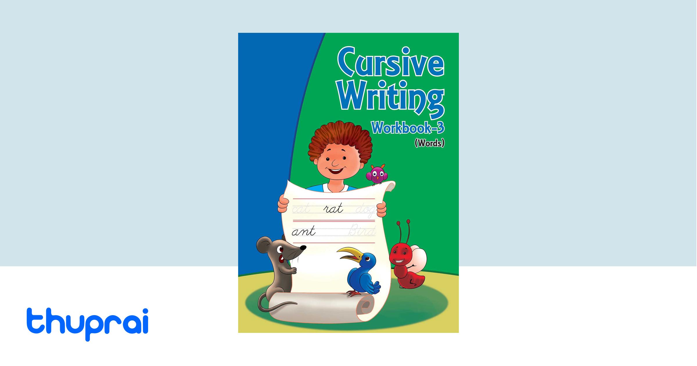 Buy Cursive Writing Workbook 3 (Words) in Nepal | Thuprai