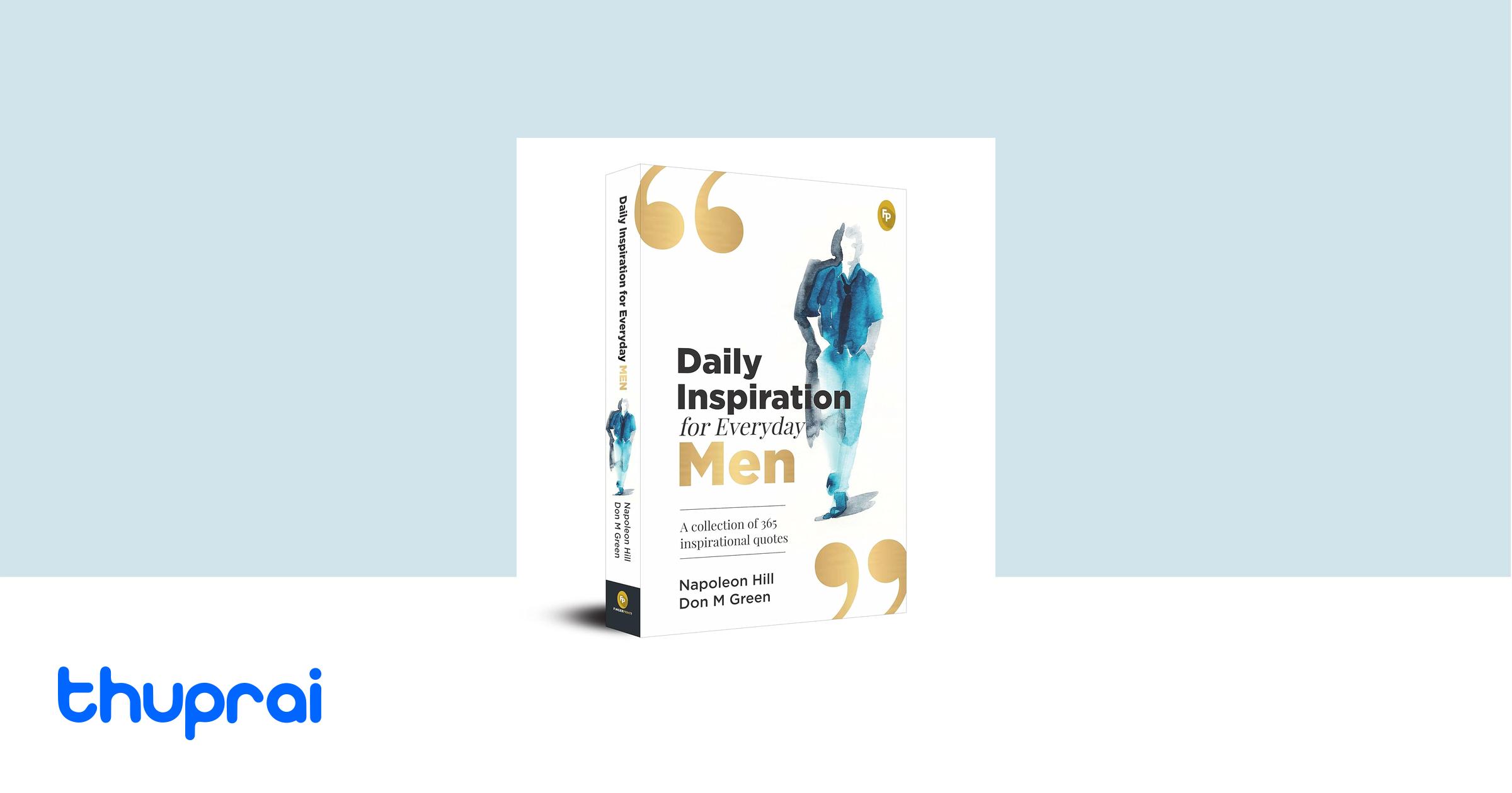 Buy Daily Inspiration for Everyday Men in Nepal | Thuprai