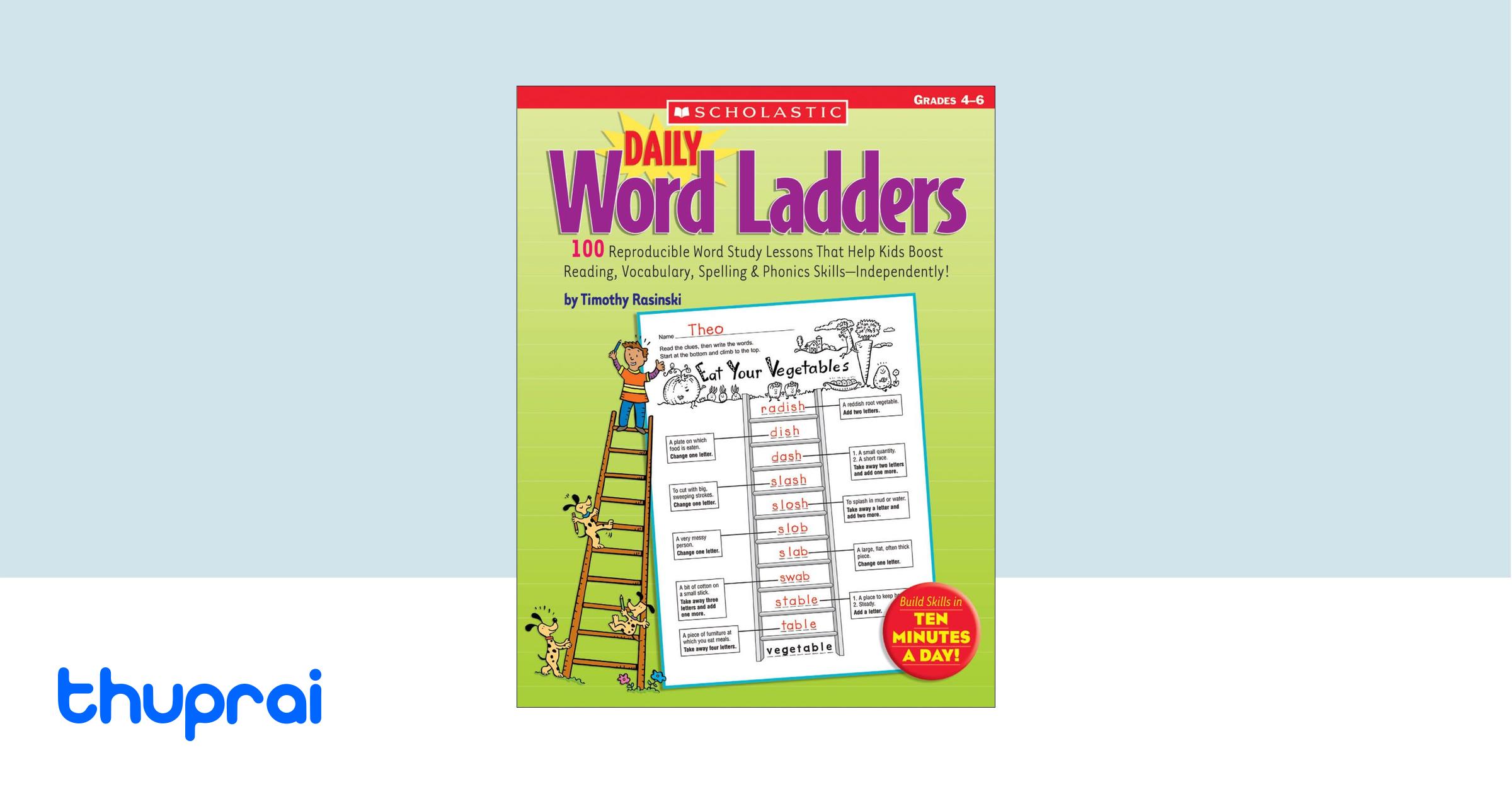 Buy Daily Word Ladders: Grades 4–6: 100 Reproducible Word Study Lessons ...