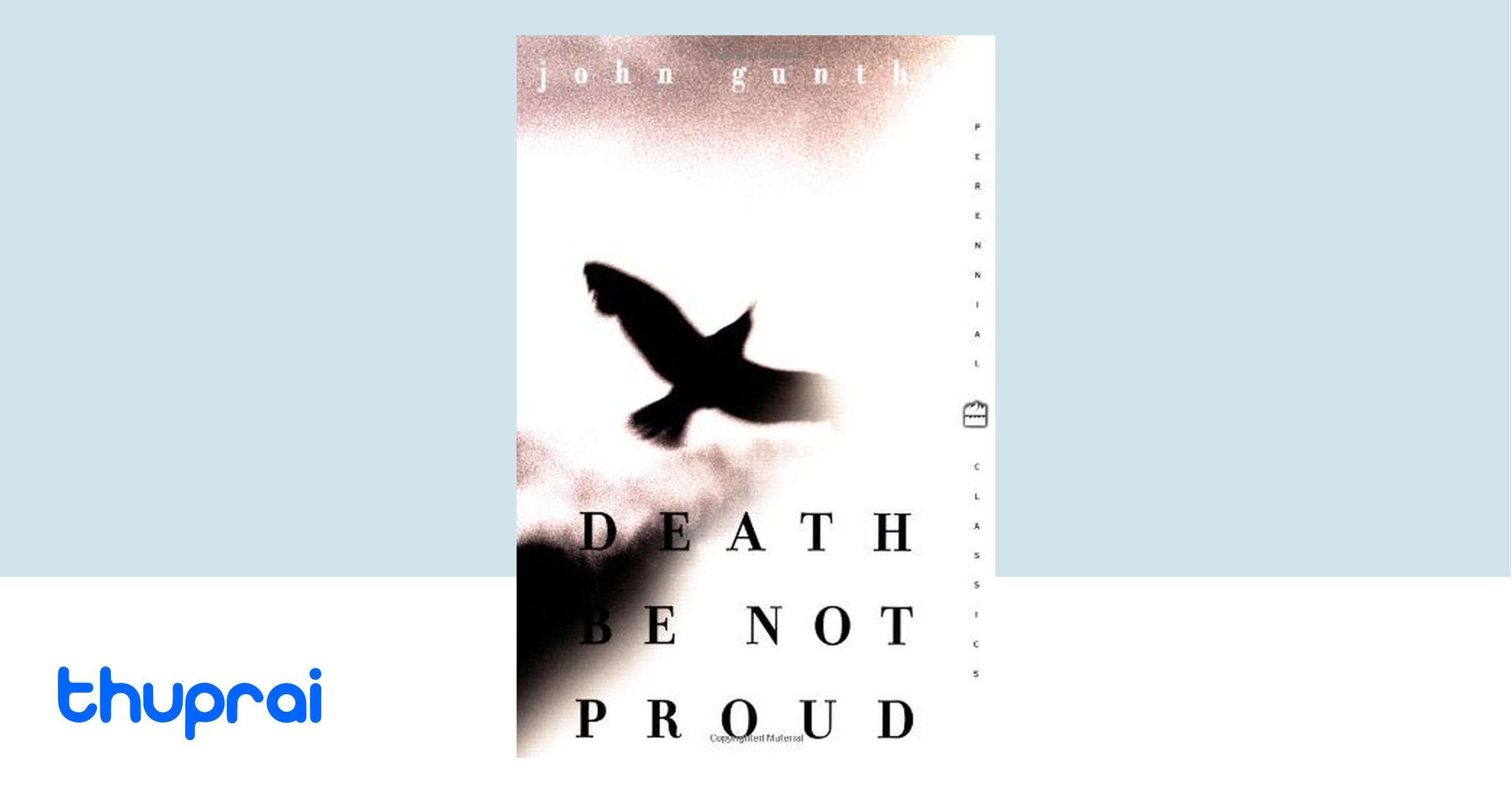 Buy Death Be Not Proud in Nepal | Thuprai