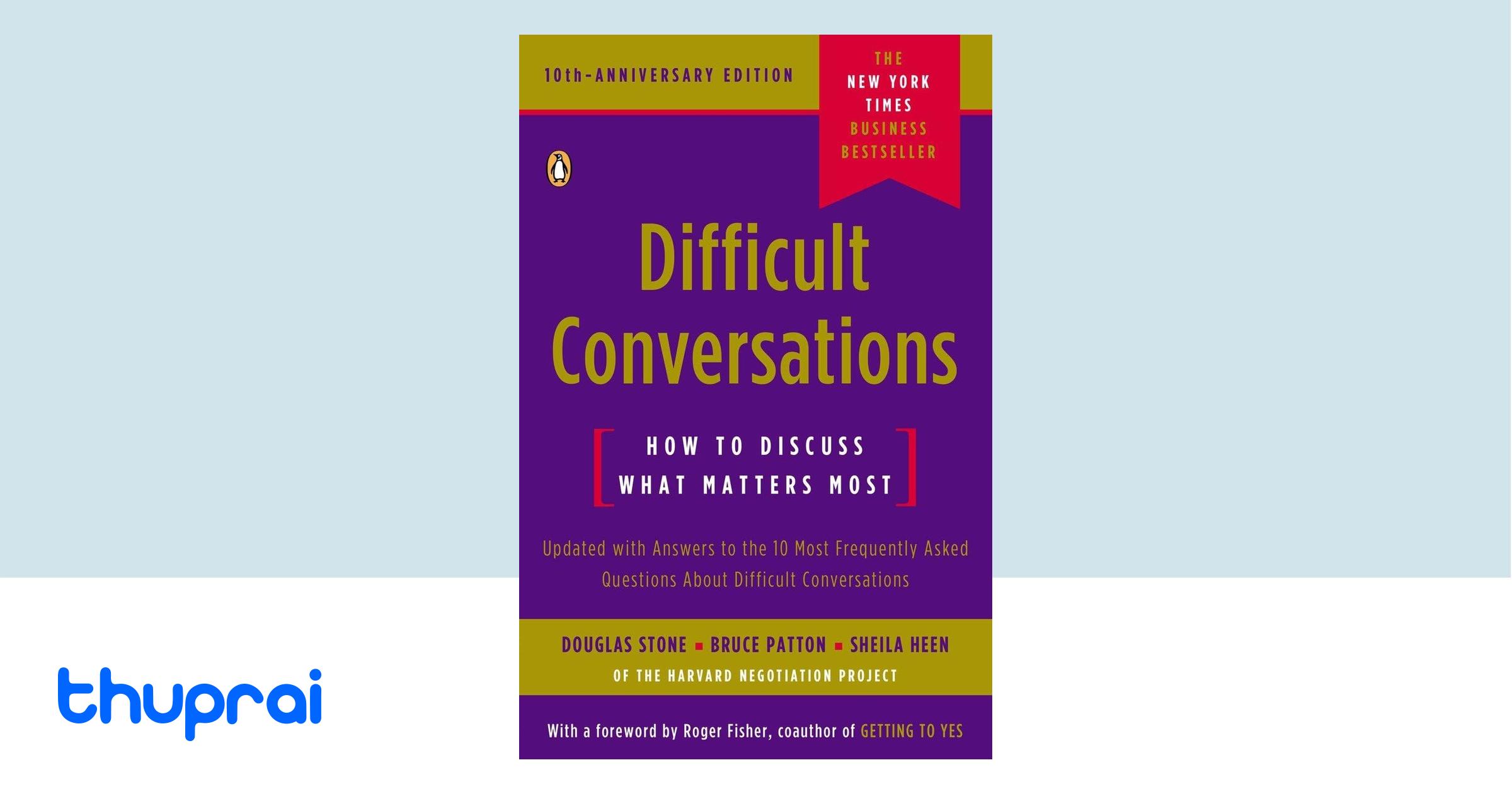 Buy Difficult Conversations in Nepal | Thuprai