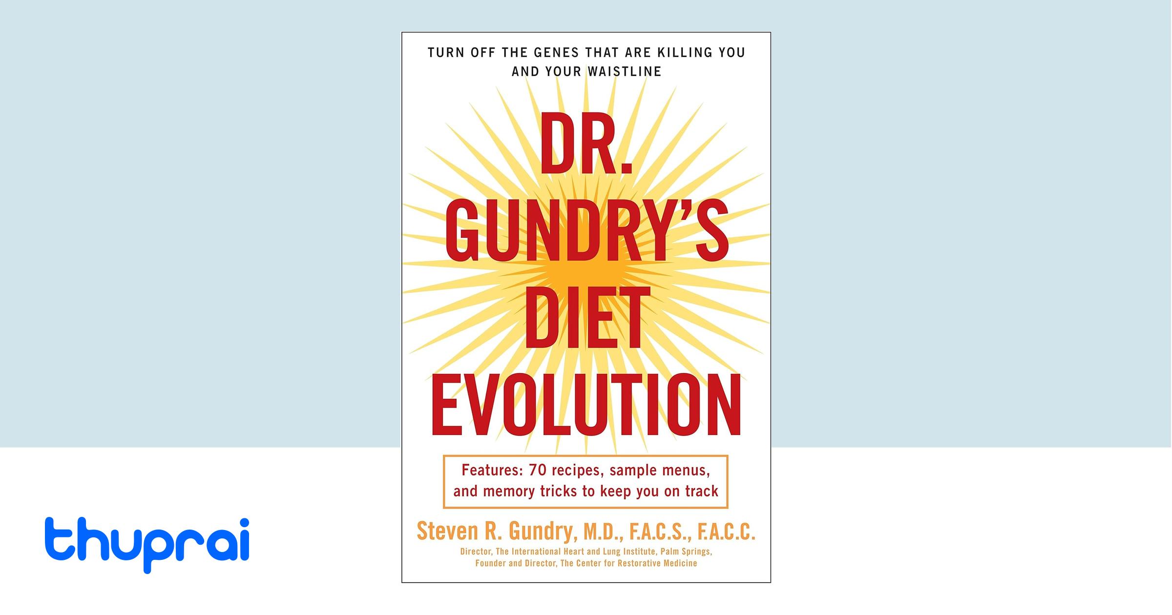 Buy Dr. Gundry's Diet Evolution in Nepal | Thuprai