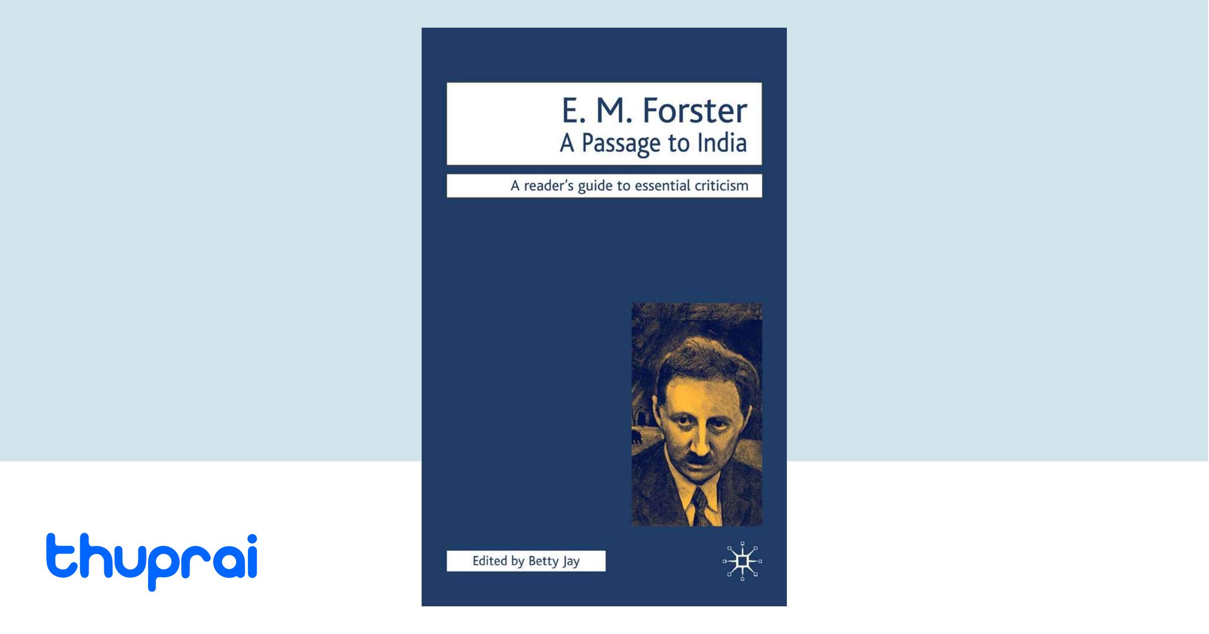 Buy E.M. Forster - A Passage to India in Nepal | Thuprai
