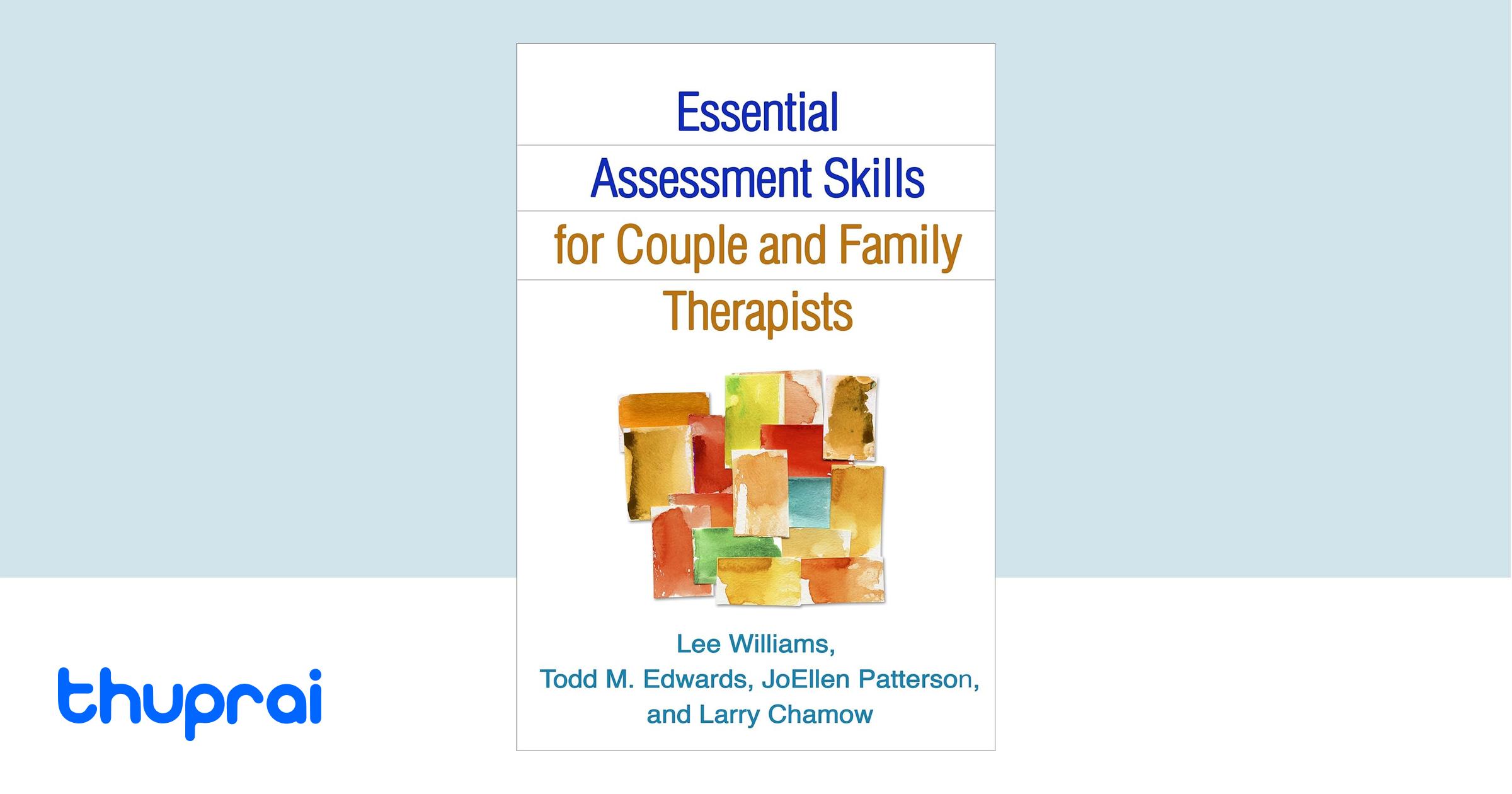 Buy Essential Assessment Skills for Couple and Family Therapists in ...