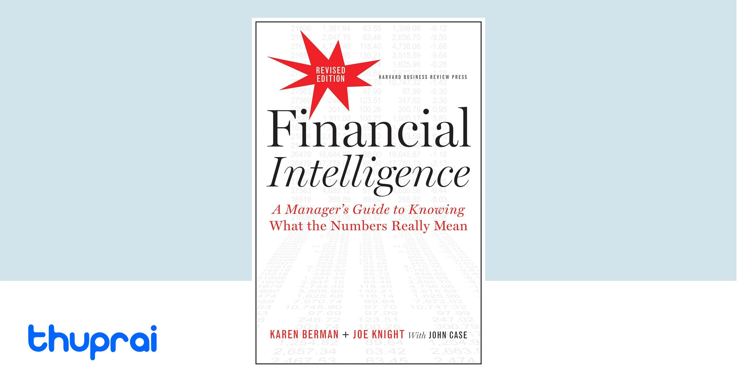 Buy Financial Intelligence, Revised Edition in Nepal | Thuprai