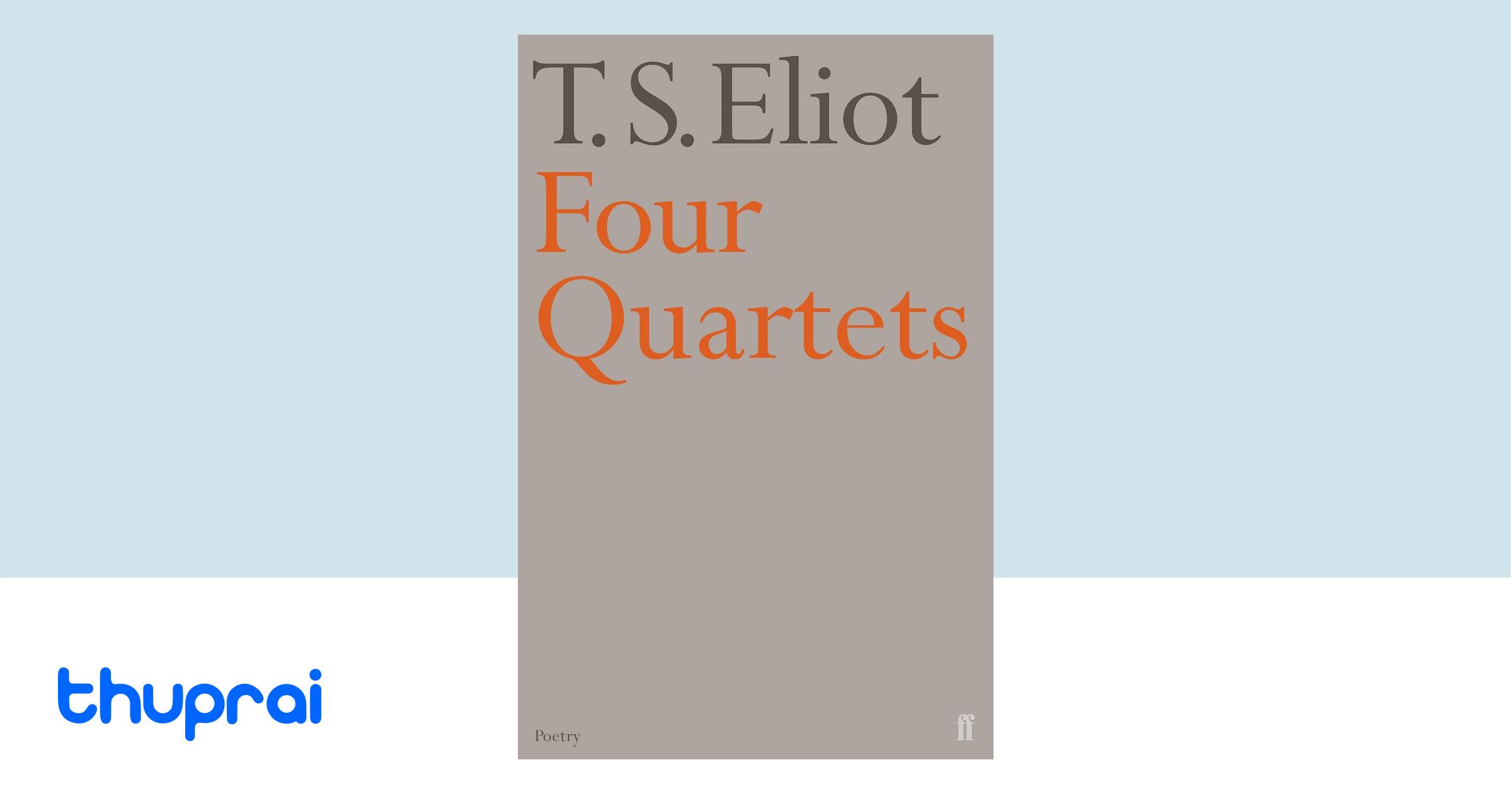 Buy Four Quartets (Faber Poetry) in Nepal | Thuprai