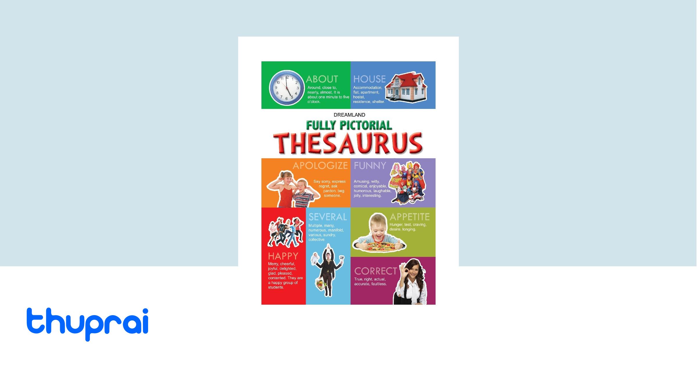Buy Fully Pictorial Thesaurus in Nepal | Thuprai
