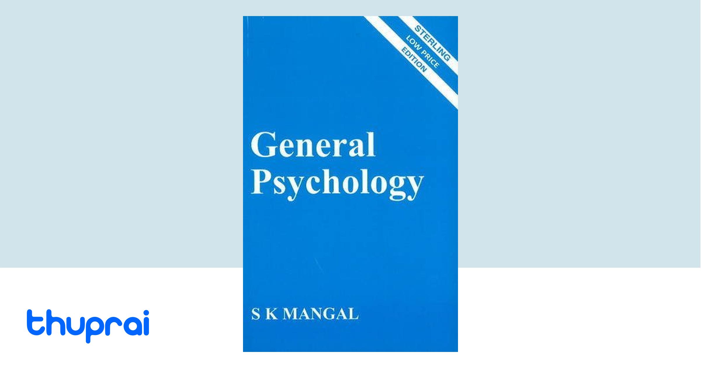 Buy General Psychology in Nepal | Thuprai