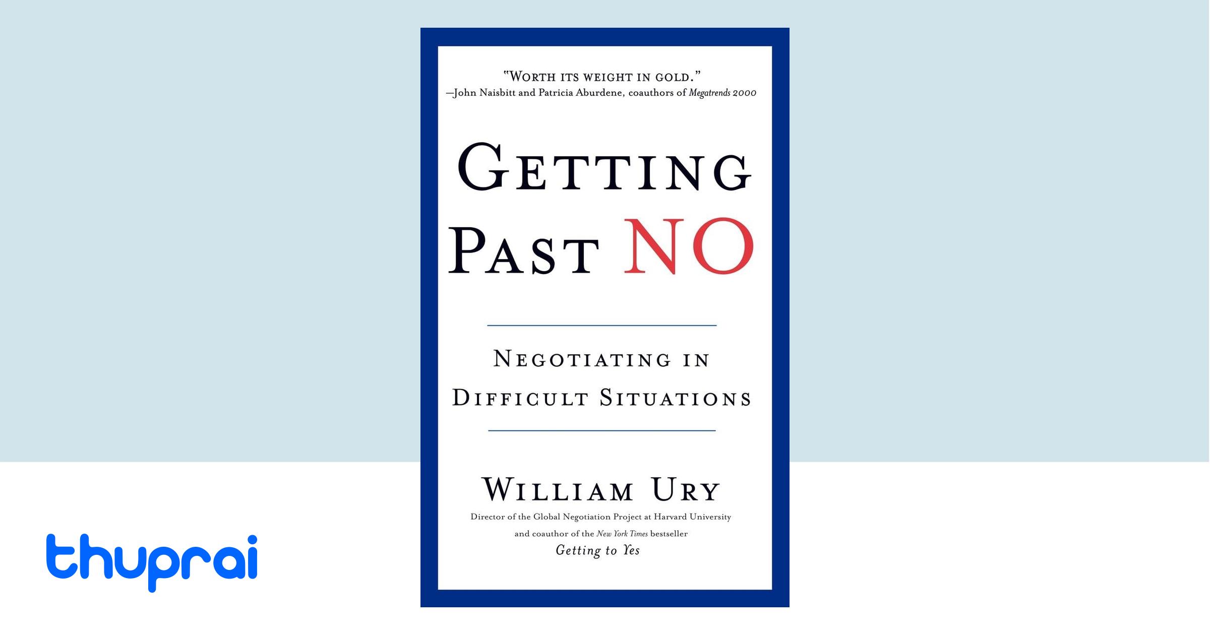 Buy Getting Past No in Nepal | Thuprai