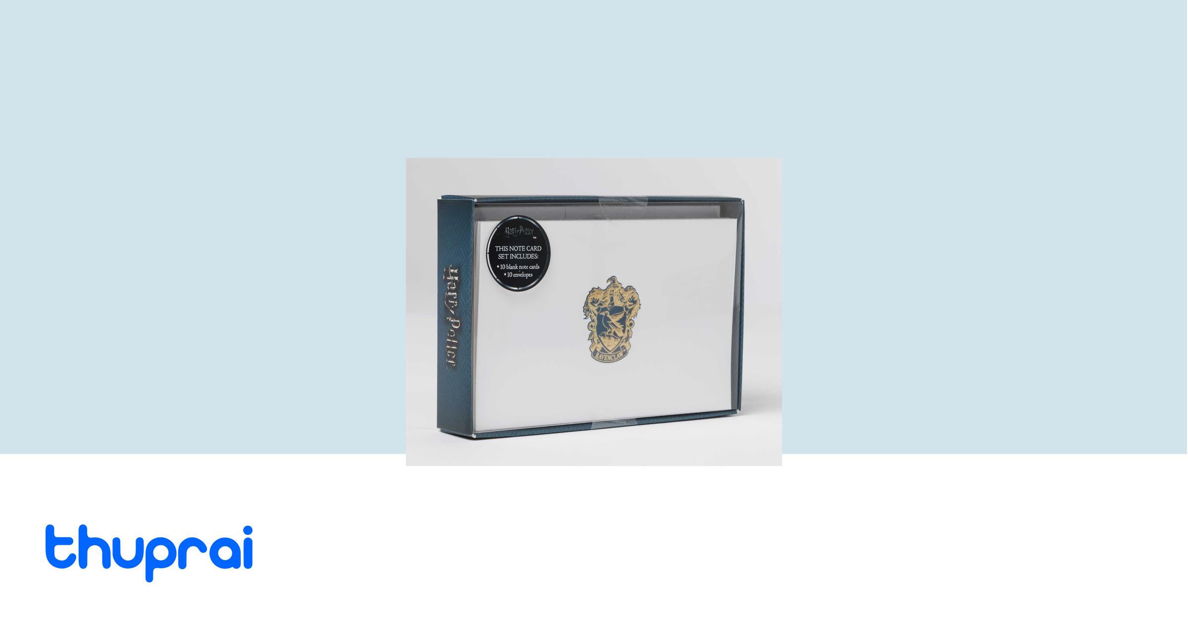 Harry Potter: Ravenclaw Foil Note Cards (Set of 10) - Insight Editions ...