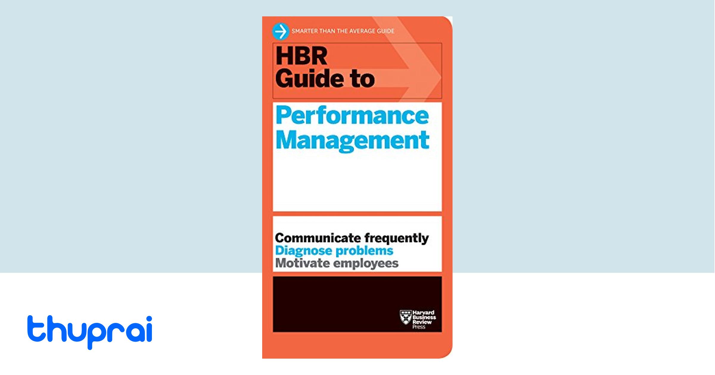 Buy HBR Guide to Performance Management (HBR Guide Series) in Nepal | Thuprai