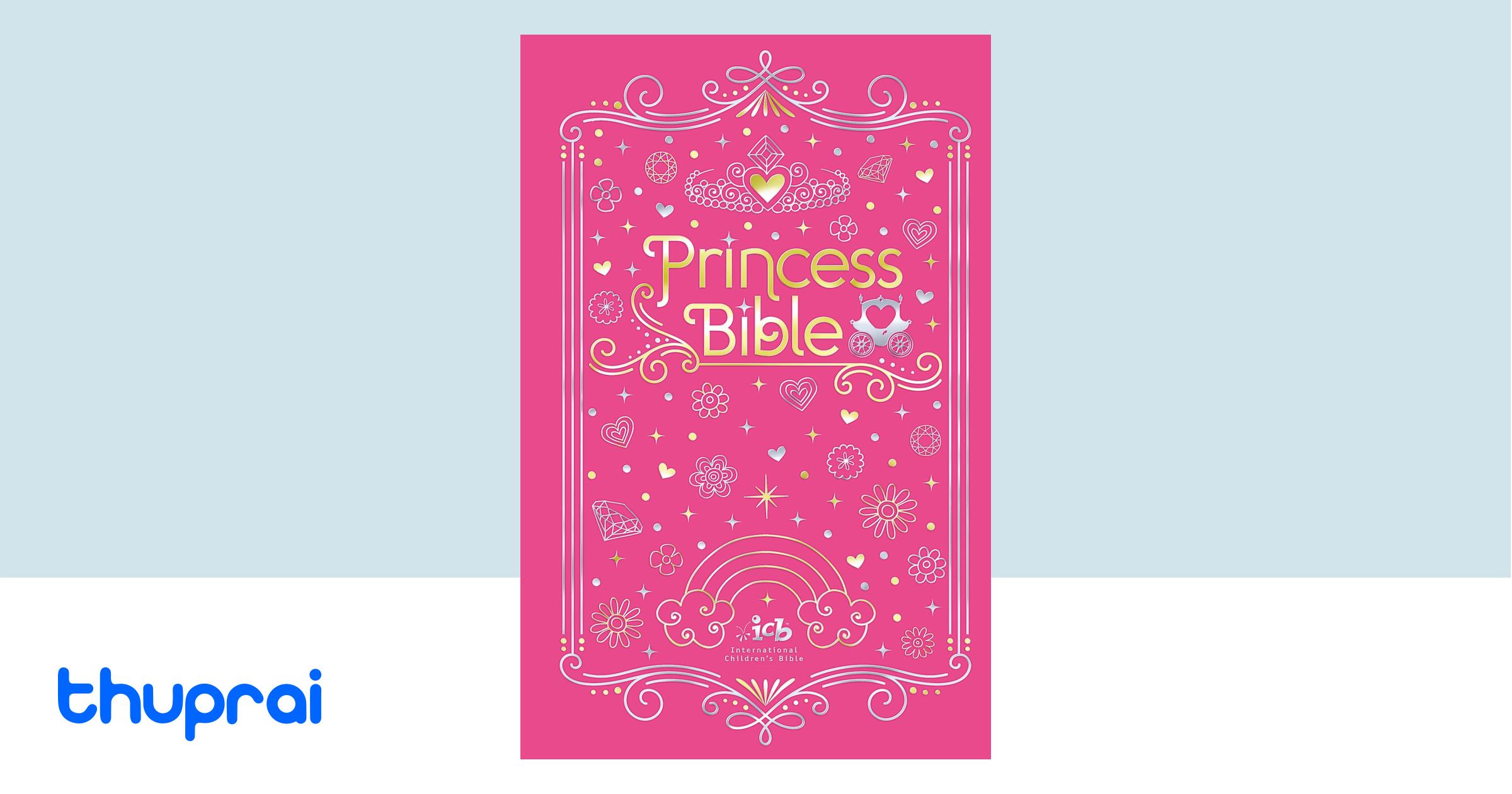 Buy ICB, Princess Bible, Pink, Hardcover, with Coloring Sticker Book ...
