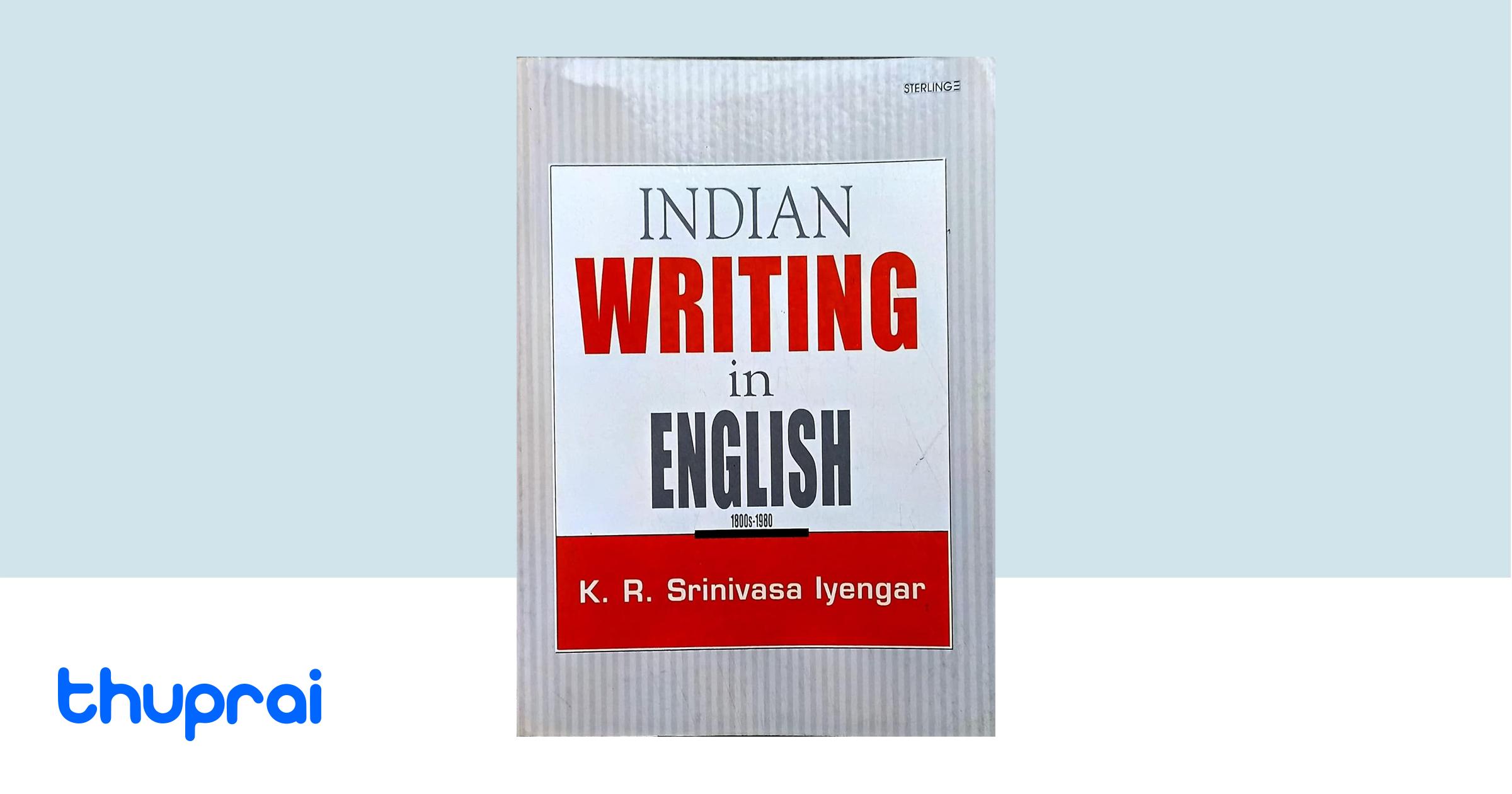 Buy Indian Writing in English in Nepal | Thuprai