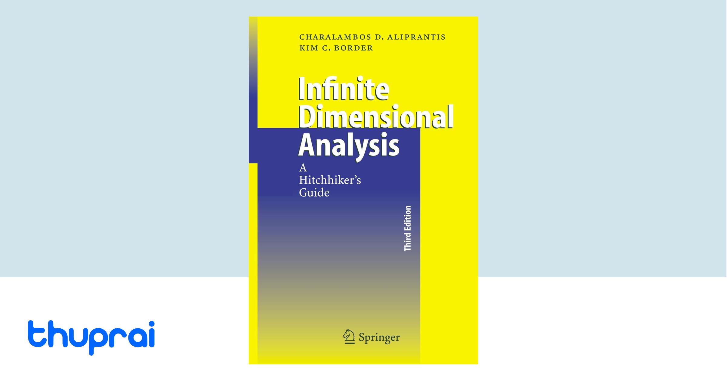 Buy Infinite Dimensional Analysis In Nepal Thuprai Buy Infinite Dimensional Analysis In Nepal Thuprai