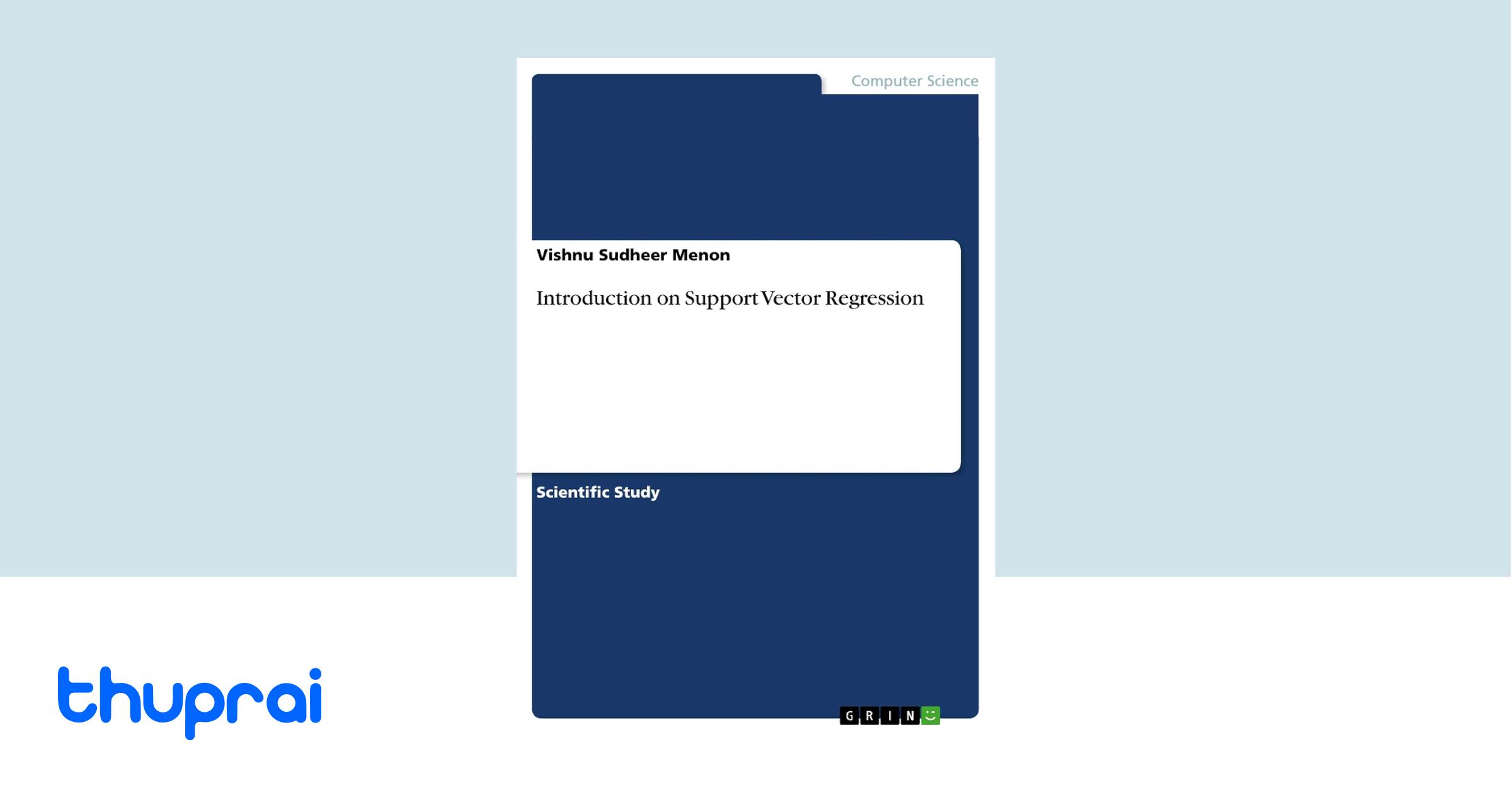 Buy Introduction On Support Vector Regression In Nepal Thuprai 4573