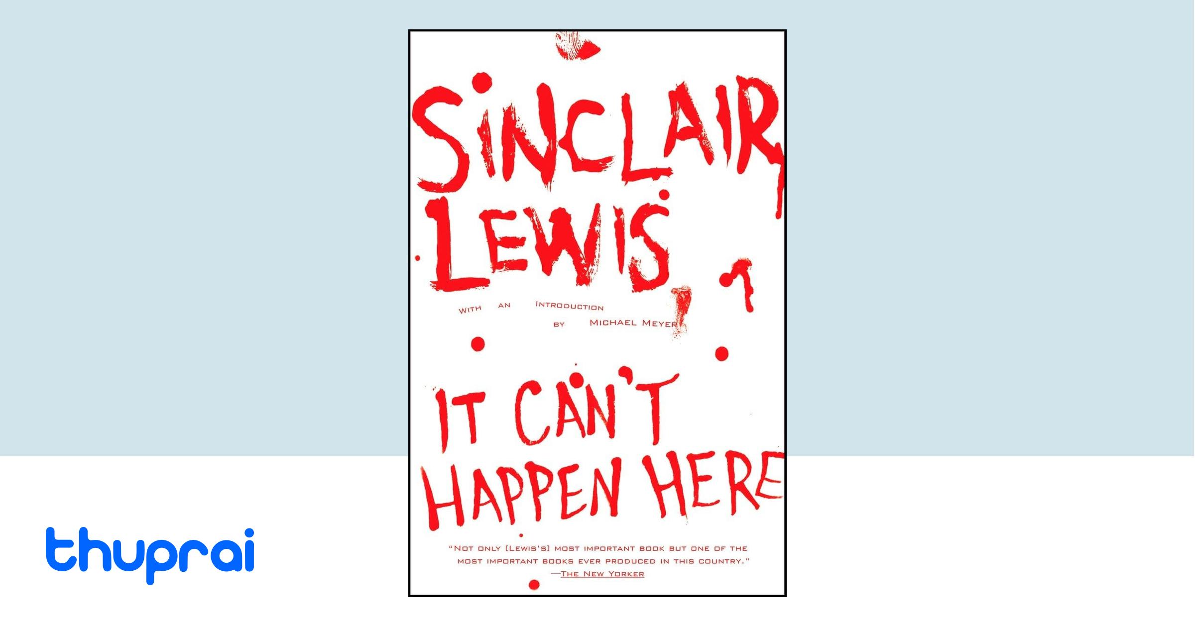 Buy It Can T Happen Here In Nepal Thuprai