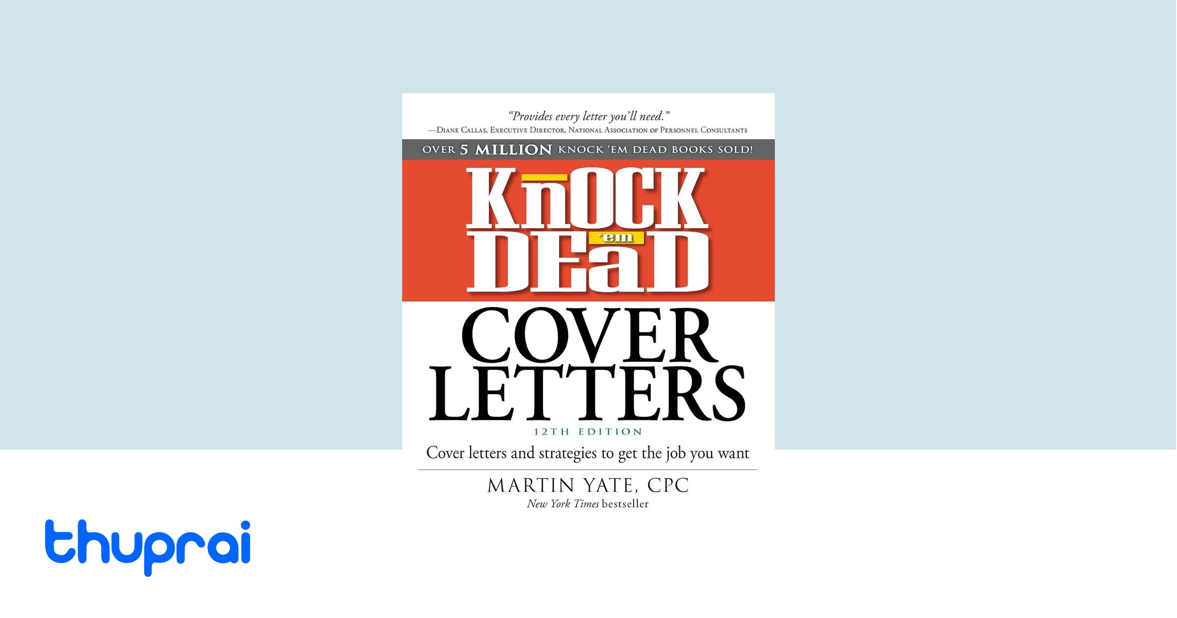 Buy Knock 'em Dead Cover Letters in Nepal | Thuprai