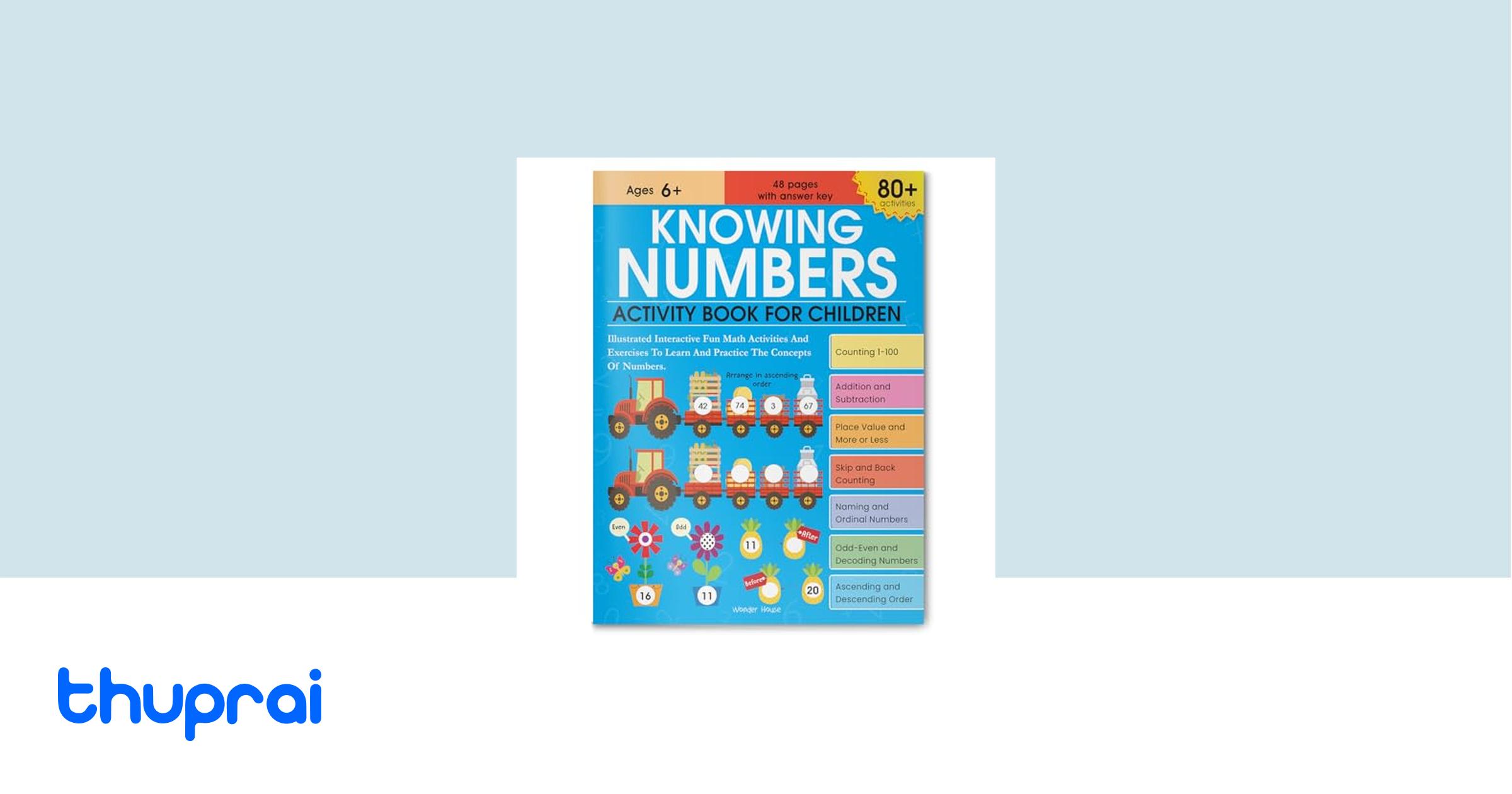 Buy Knowing Numbers Activity Book for Children in Nepal | Thuprai