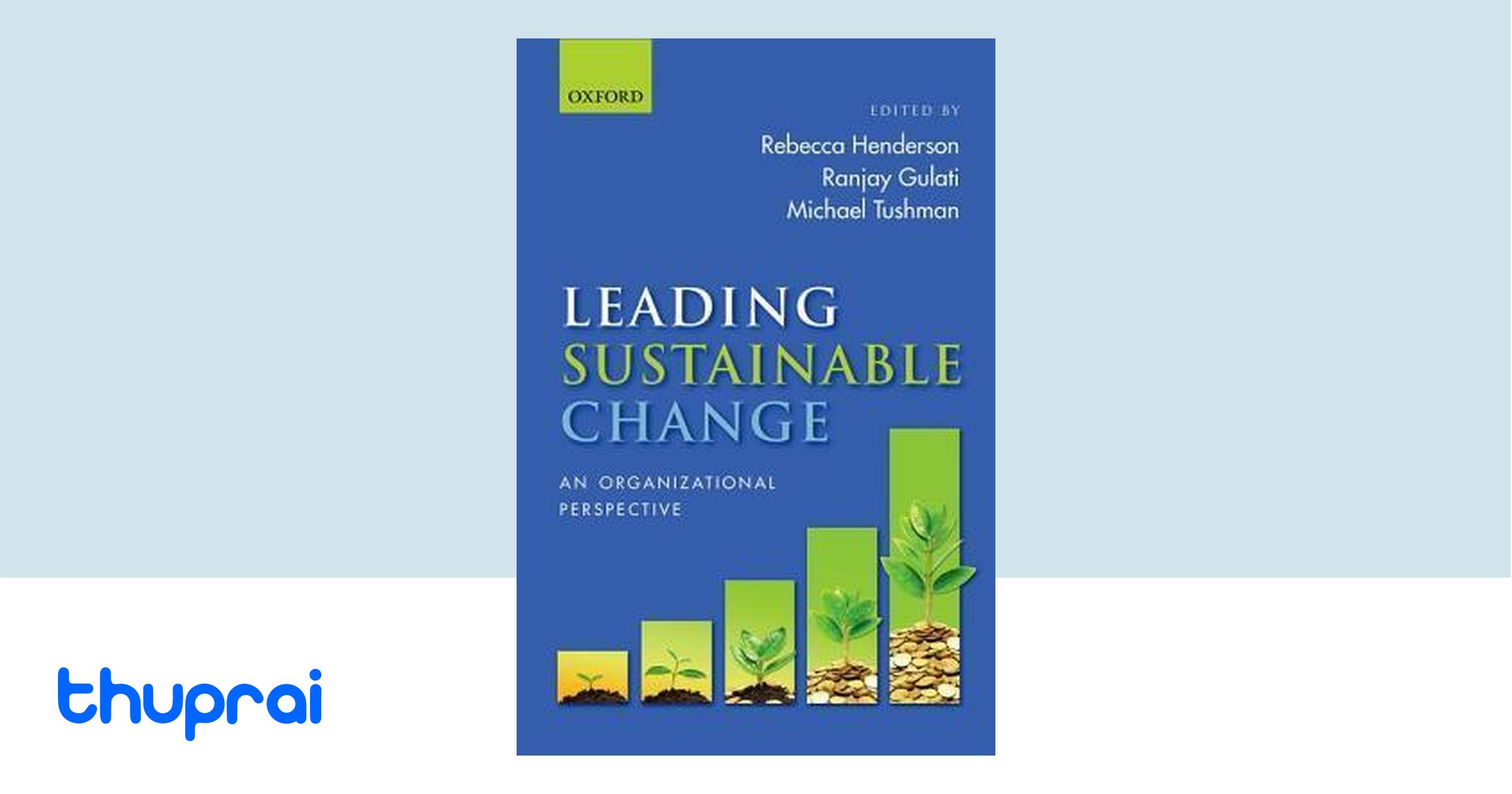 Buy Leading Sustainable Change in Nepal | Thuprai