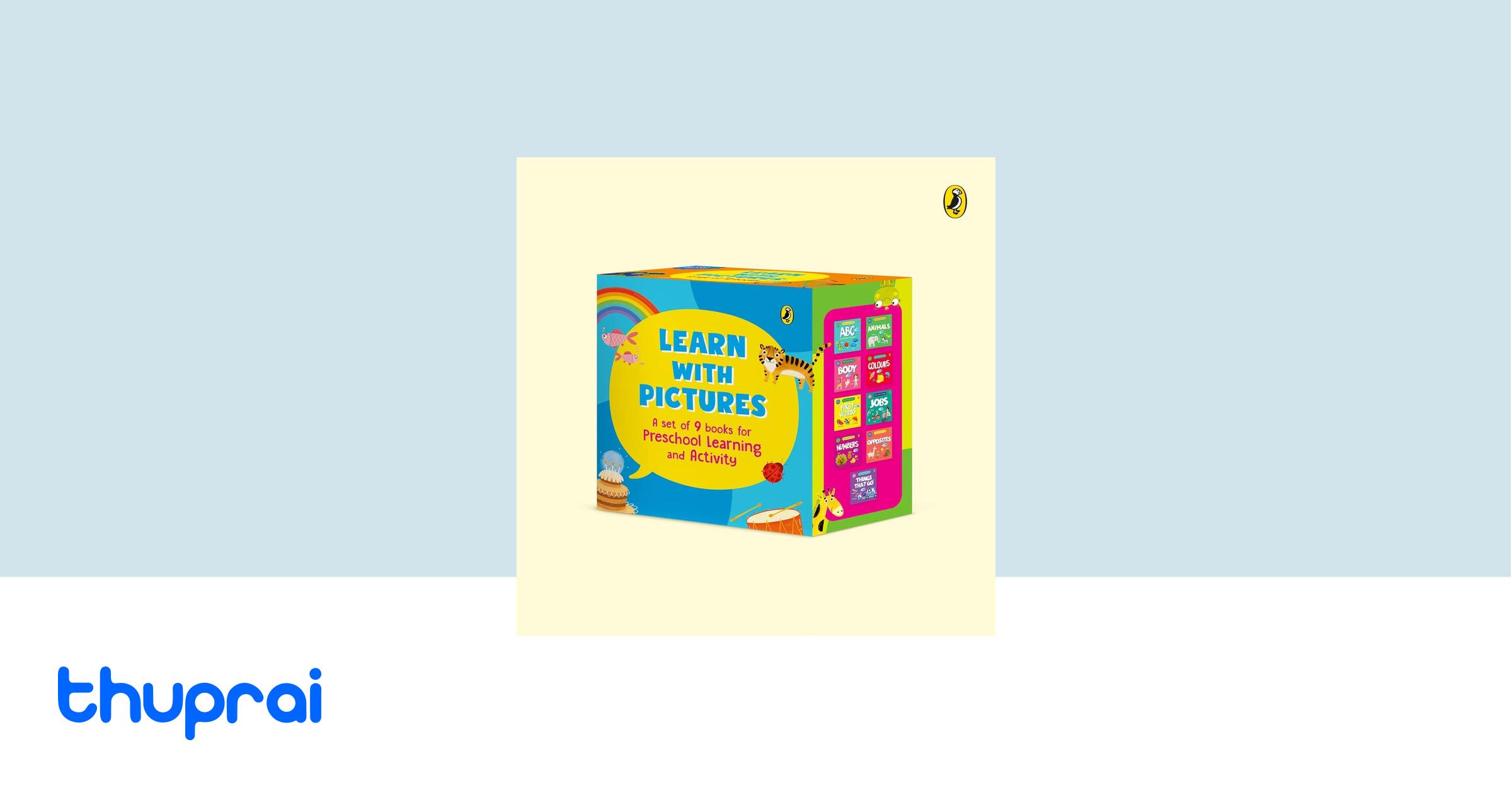 Buy Learn with Pictures: Boxset: A set of 9 books for Preschool ...