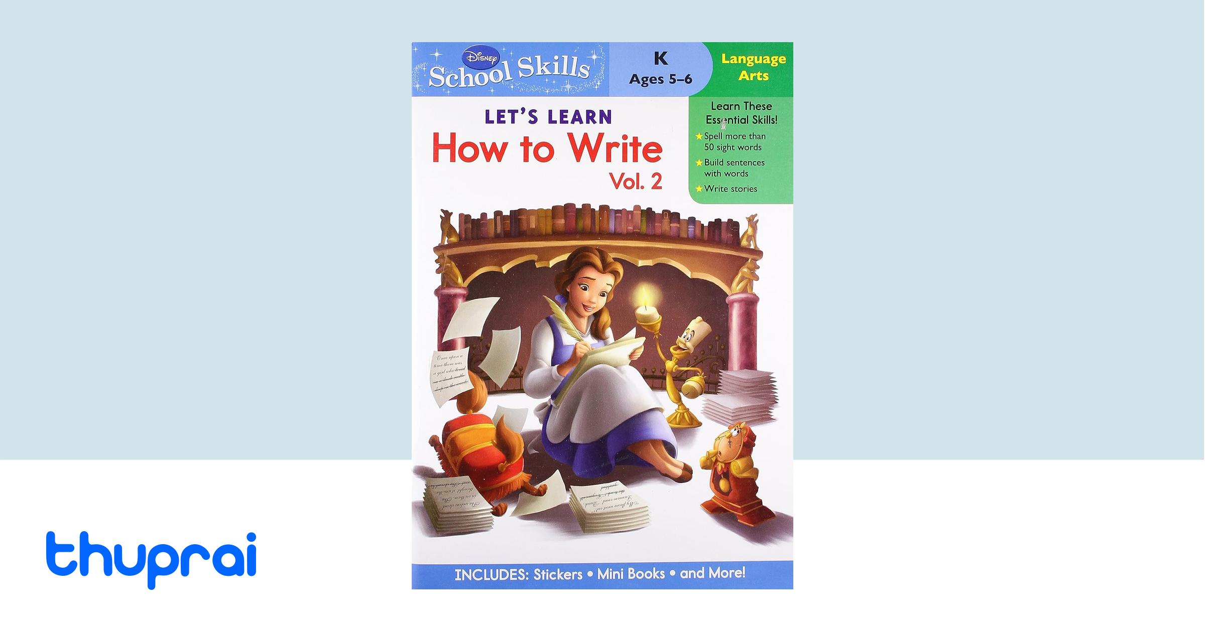 Buy Let's Learn How to Write - Vol. 2 (School Skills) in Nepal | Thuprai