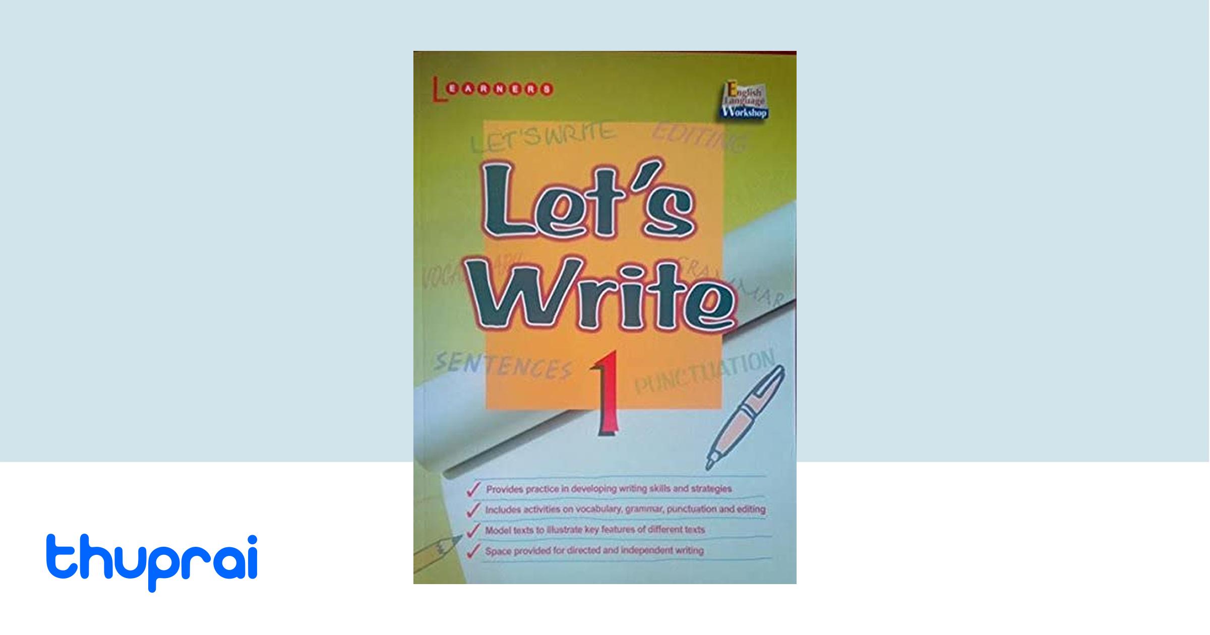 Buy Lets Write 1 in Nepal | Thuprai