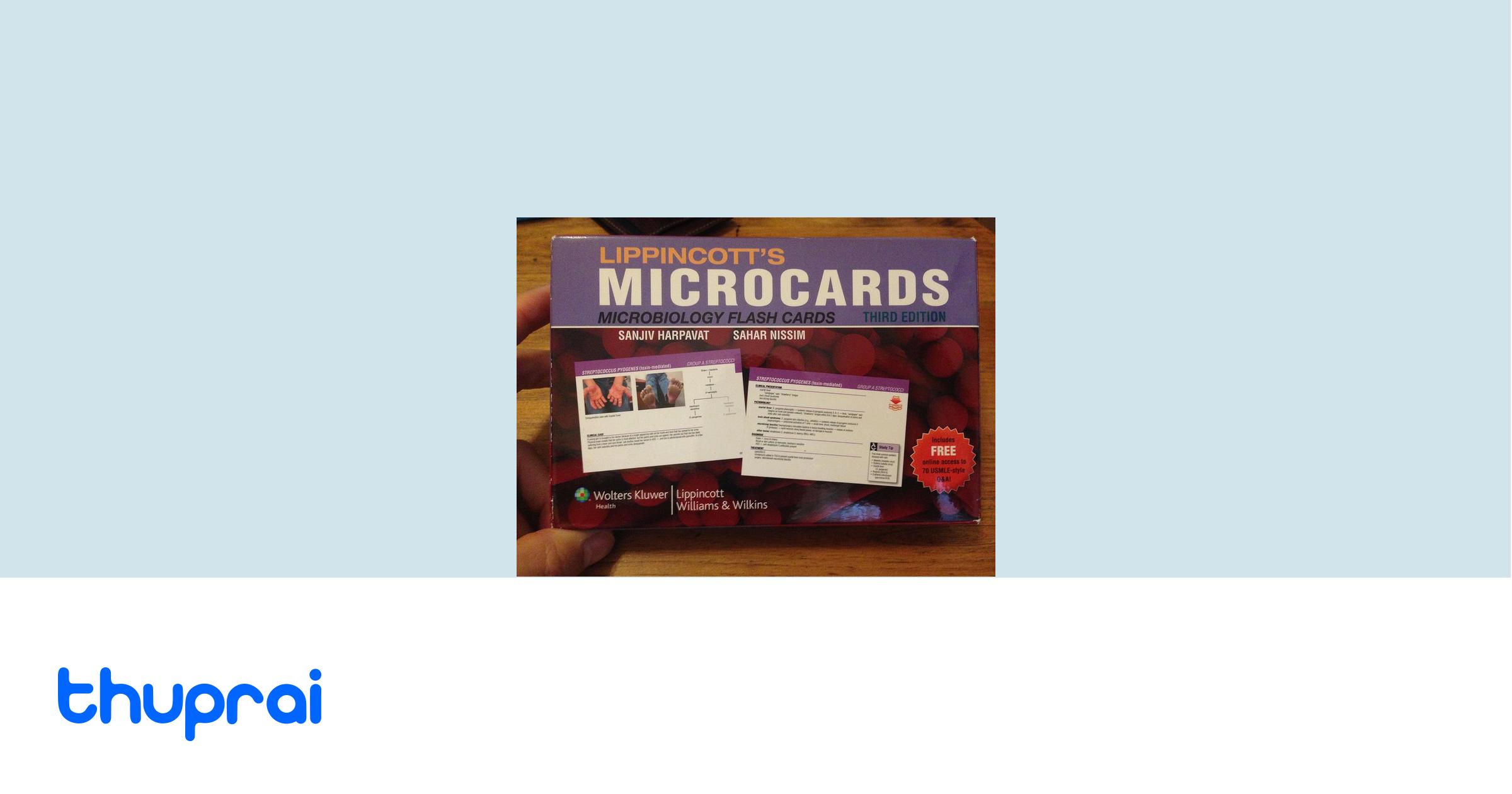 Buy Lippincott's Microcards in Nepal | Thuprai