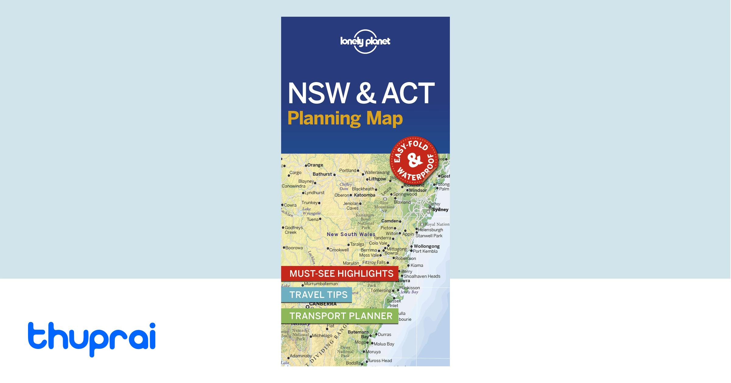 Lonely Planet New South Wales & ACT Planning Map 1 - Lonely Planet ...