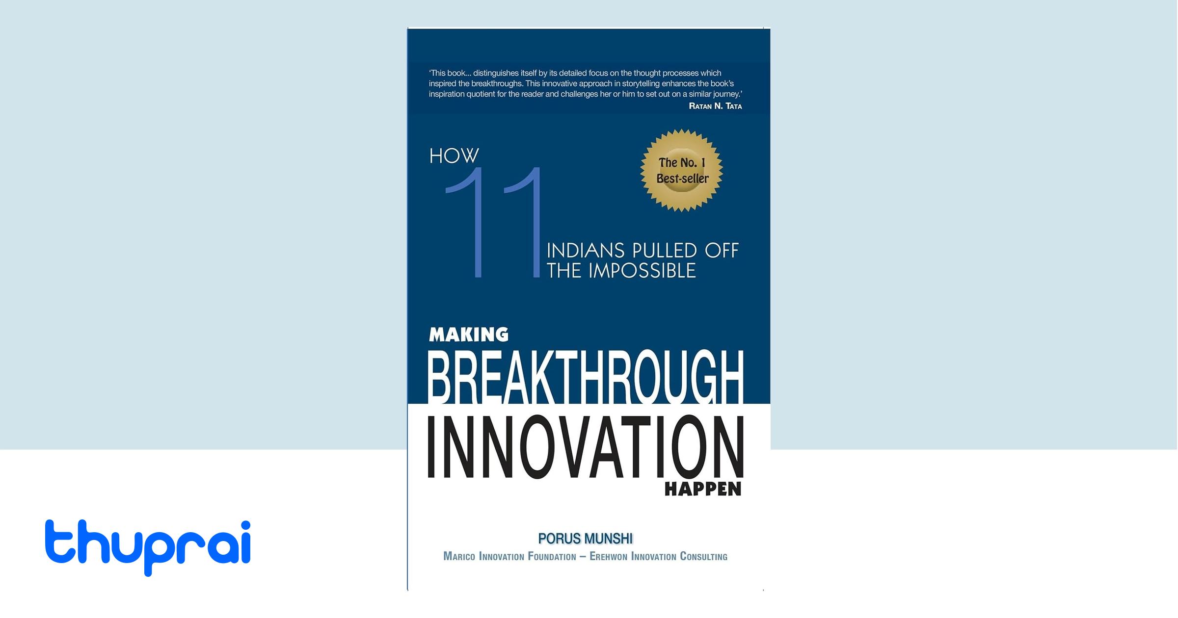 Buy Making Breakthrough Innovation Happen in Nepal | Thuprai