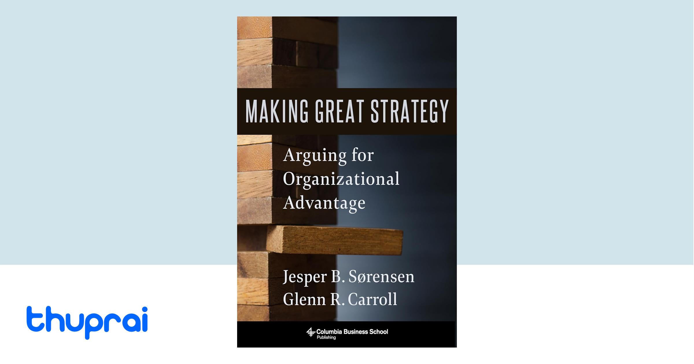 Buy Making Great Strategy in Nepal | Thuprai