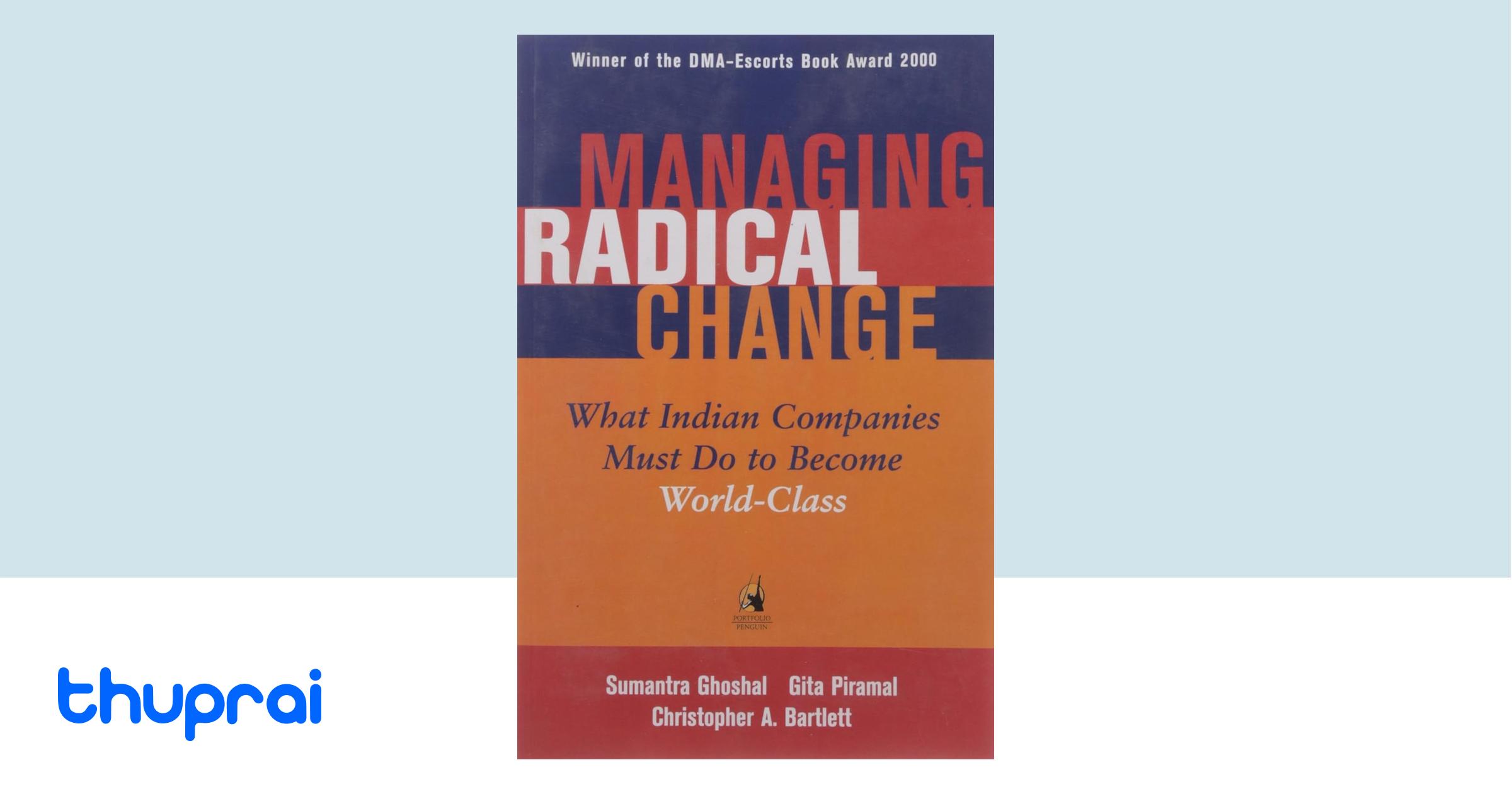 Buy Managing Radical Change in Nepal | Thuprai