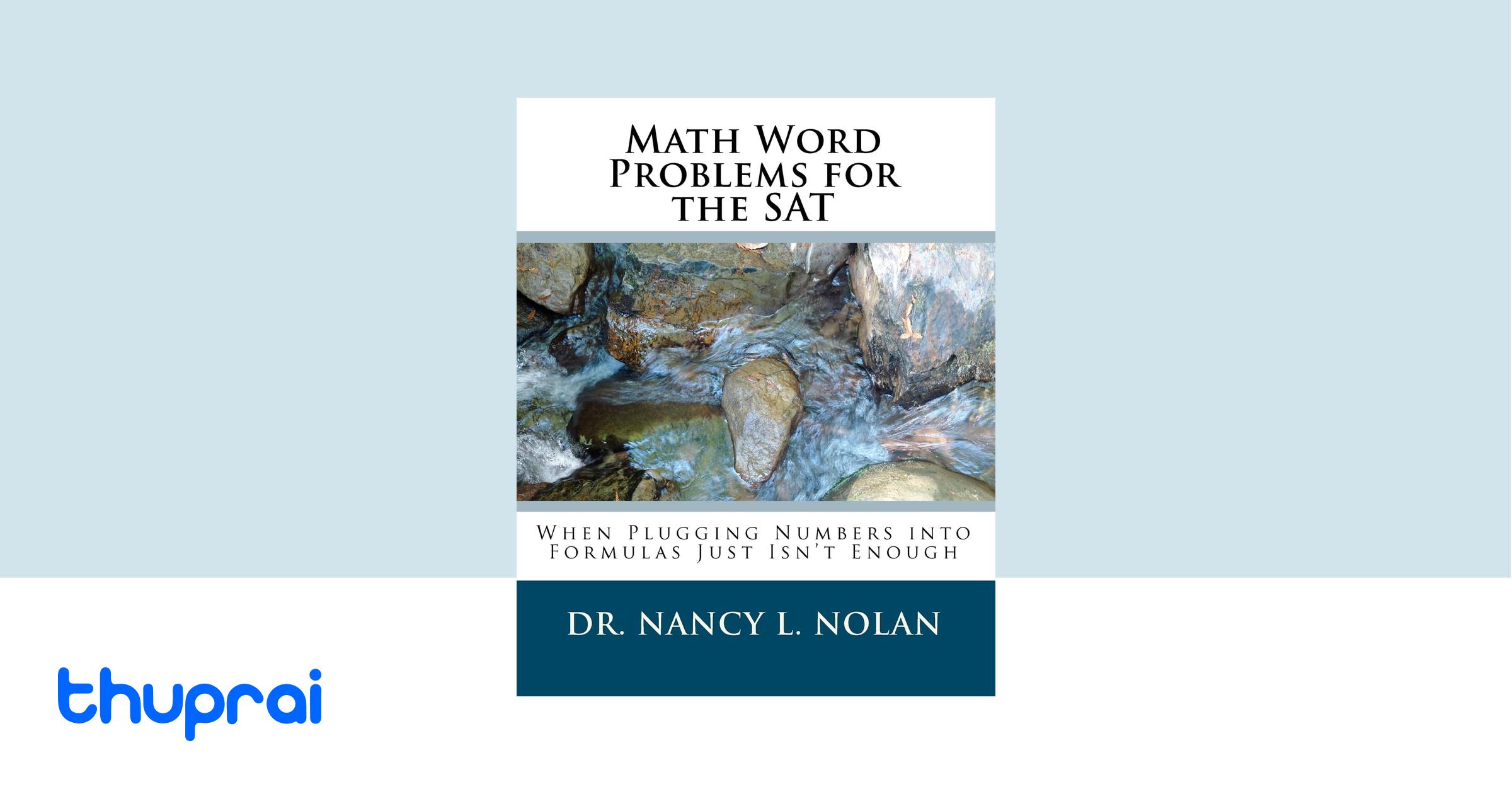 Buy Math Word Problems for the SAT in Nepal | Thuprai