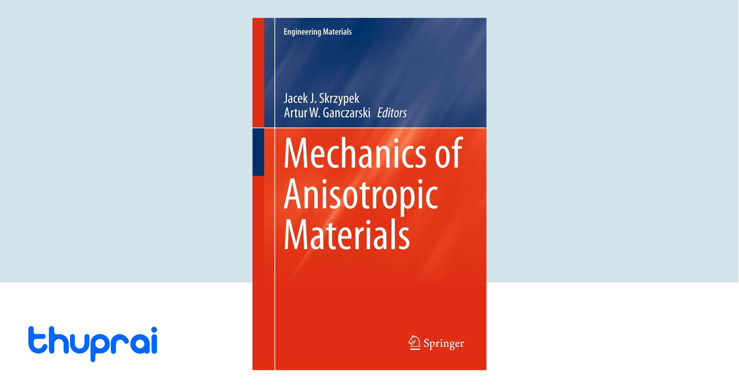 Buy Mechanics of Anisotropic Materials in Nepal | Thuprai