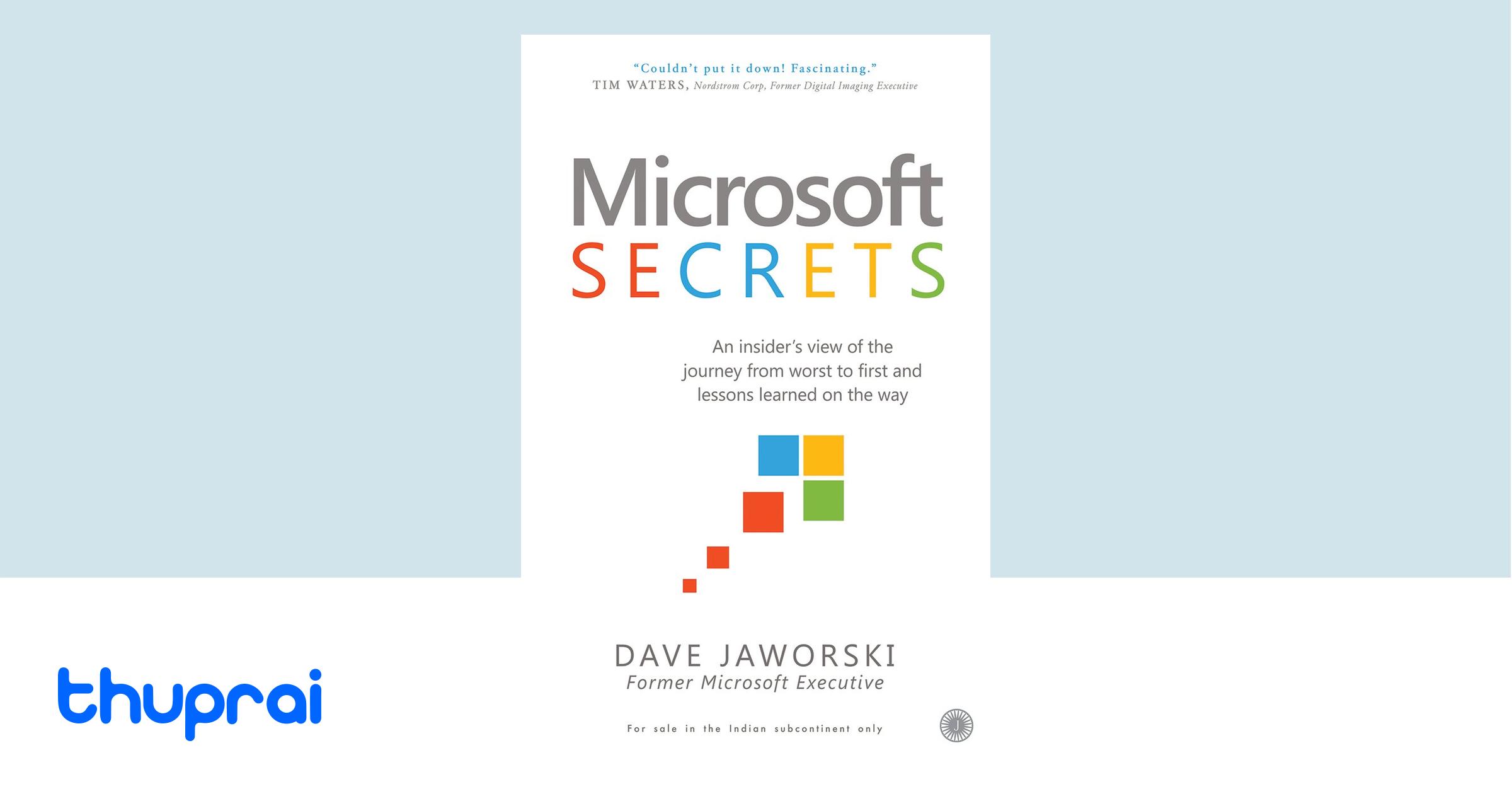 Buy Microsoft Secrets in Nepal | Thuprai