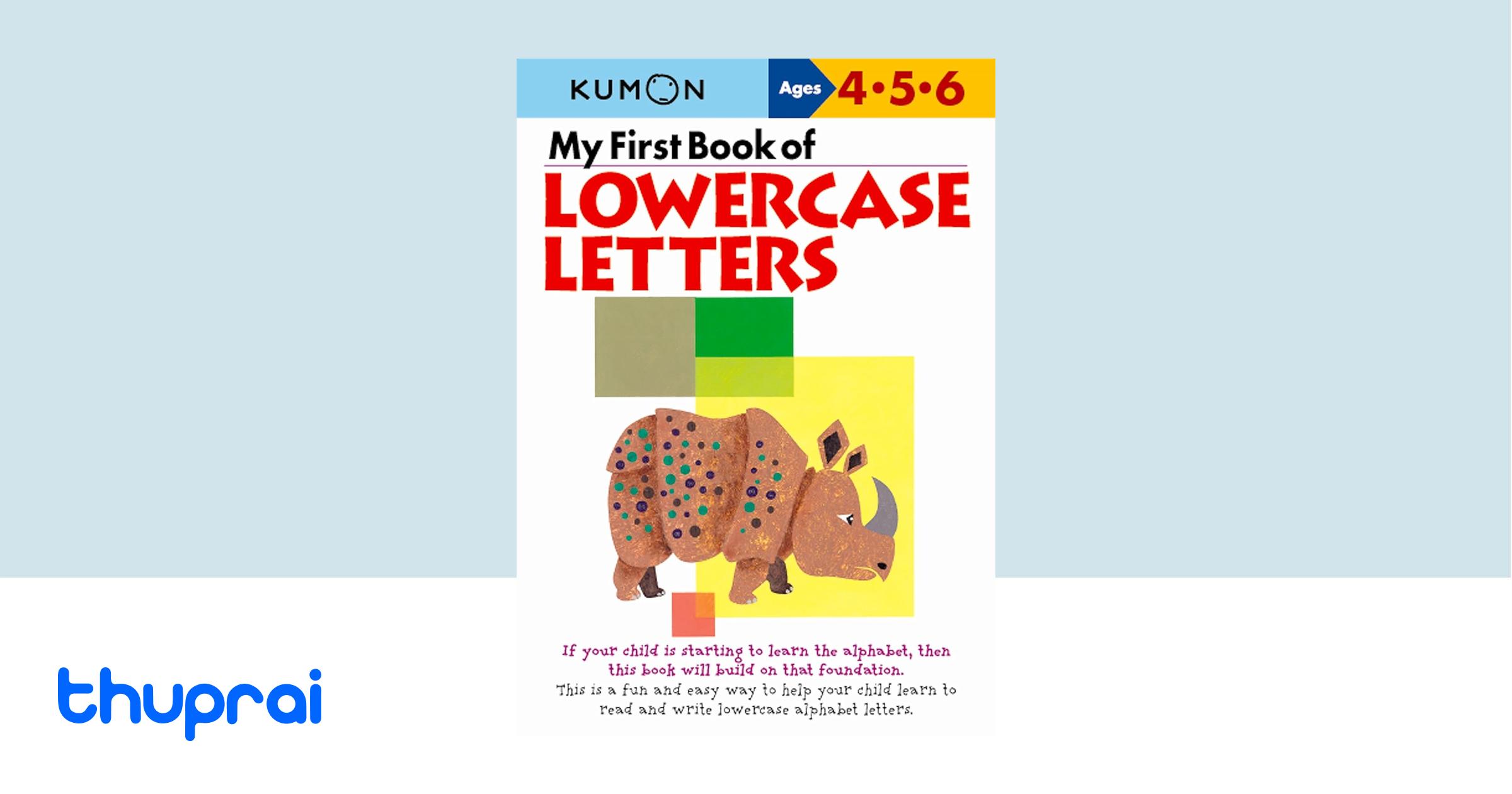Buy My First Book of Lowercase Letters in Nepal | Thuprai