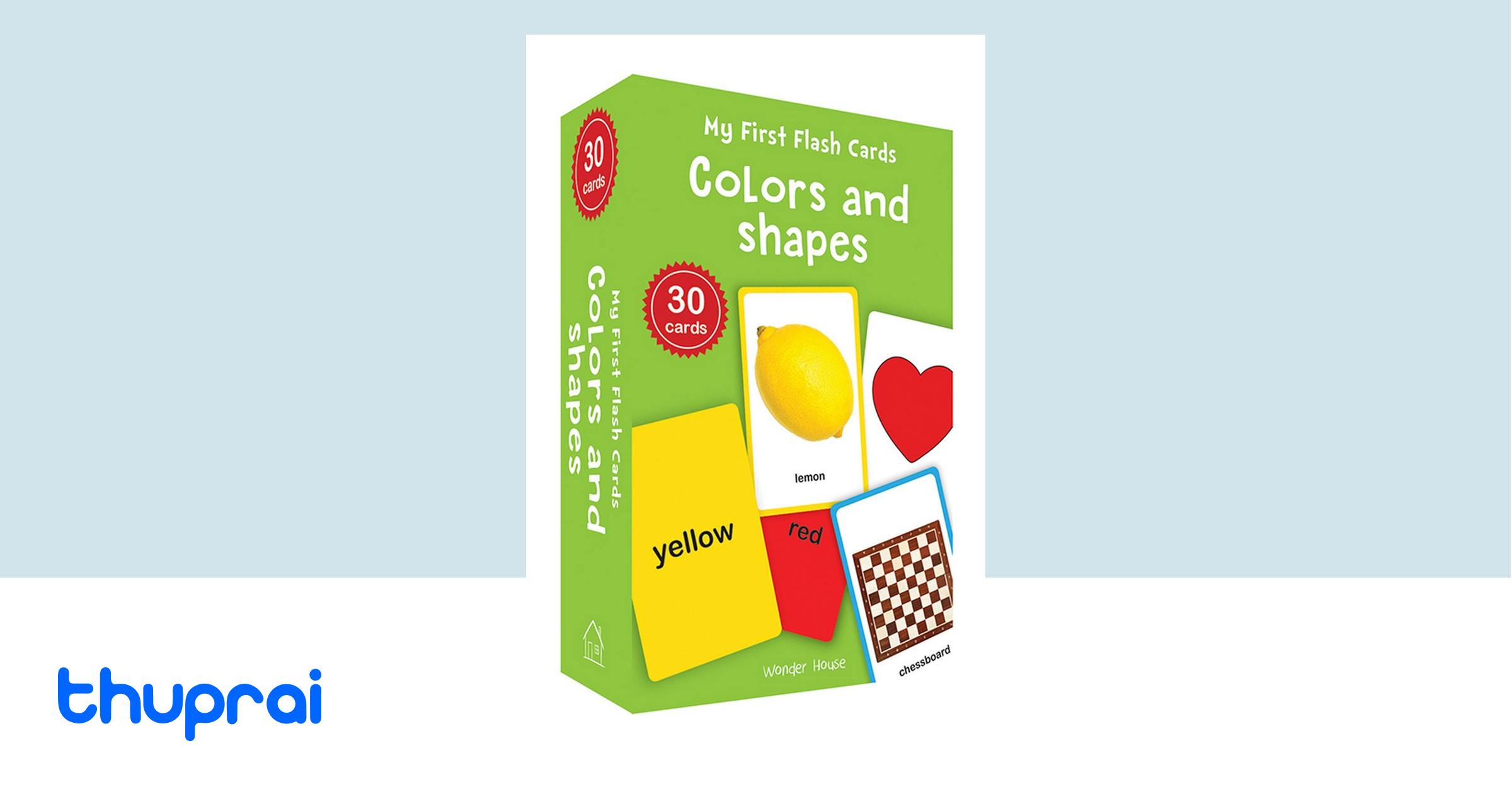 Buy My First Flash Cards Colors and Shapes: 30 Early Learning Flash ...