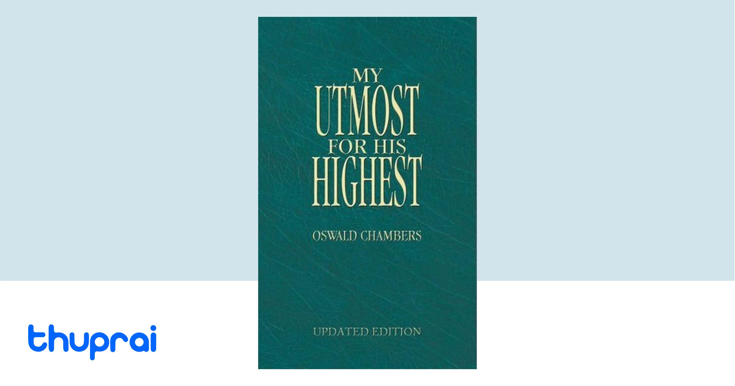 Buy My Utmost for His Highest - Updated in Nepal | Thuprai