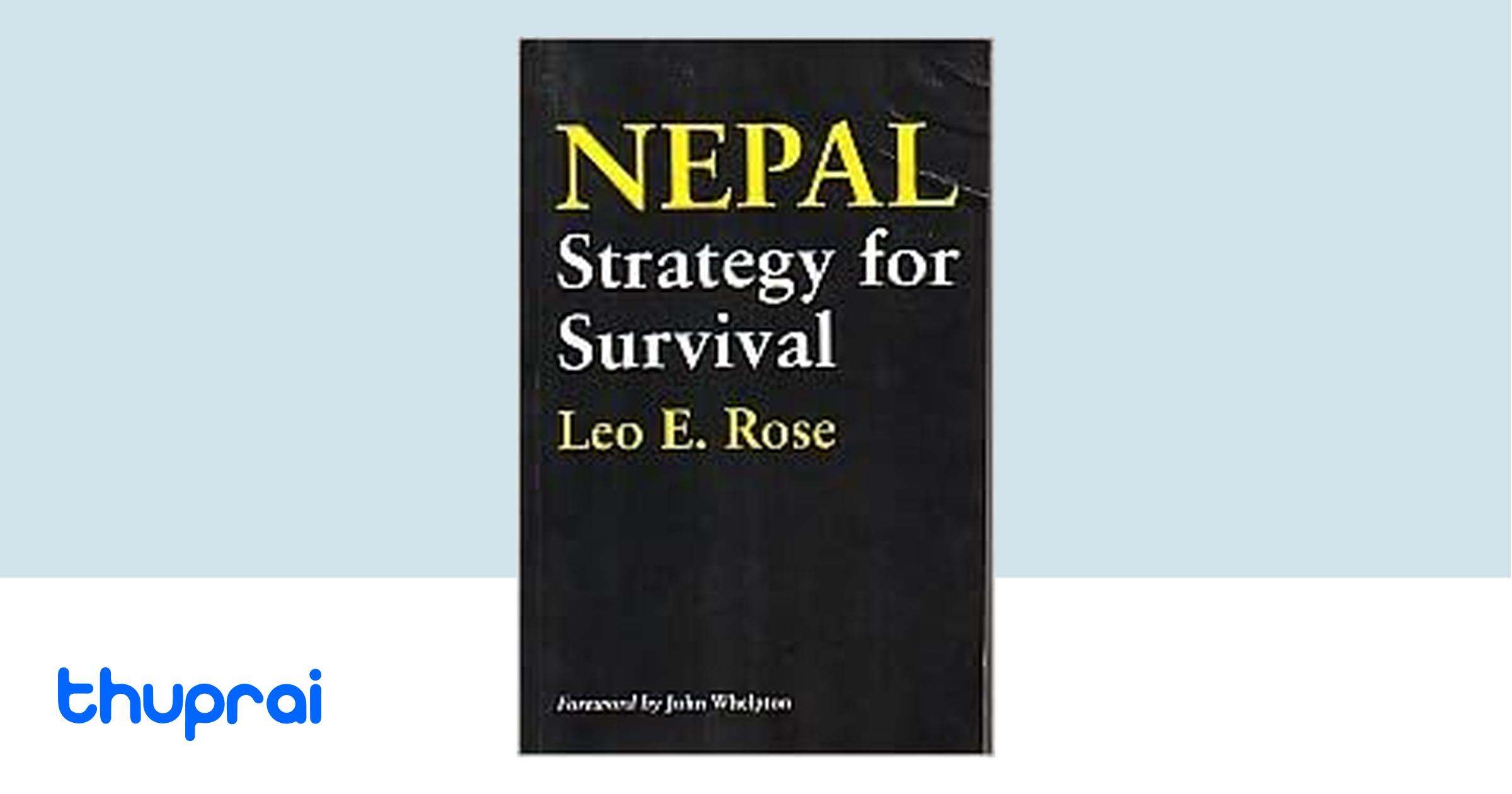 Buy Nepal Strategy for Survival in Nepal | Thuprai