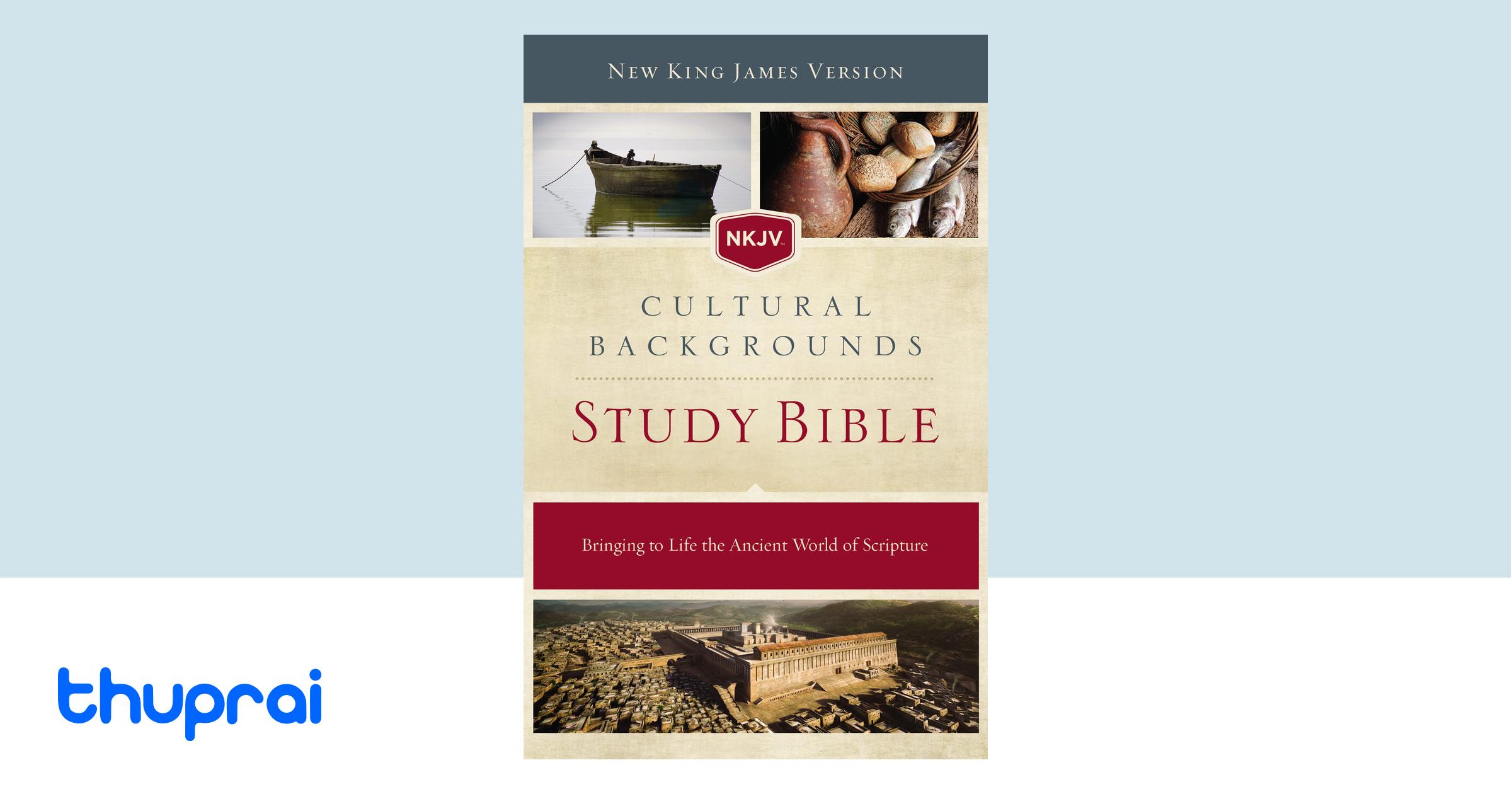 Buy NKJV, Cultural Backgrounds Study Bible, Hardcover, Red Letter ...