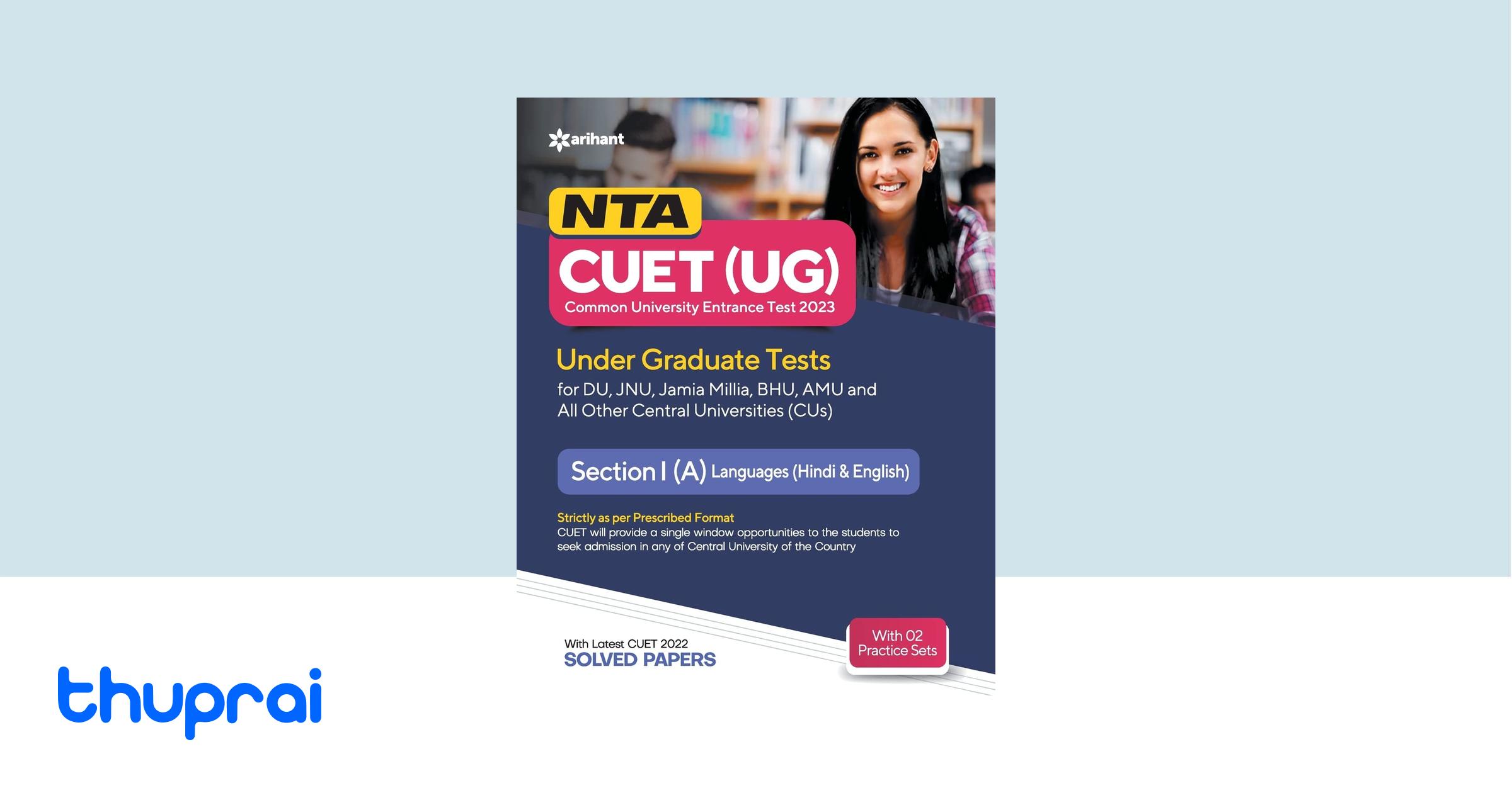 Buy NTA CUET UG 2023 Section 1 A Languages (Hindi & English) in Nepal ...
