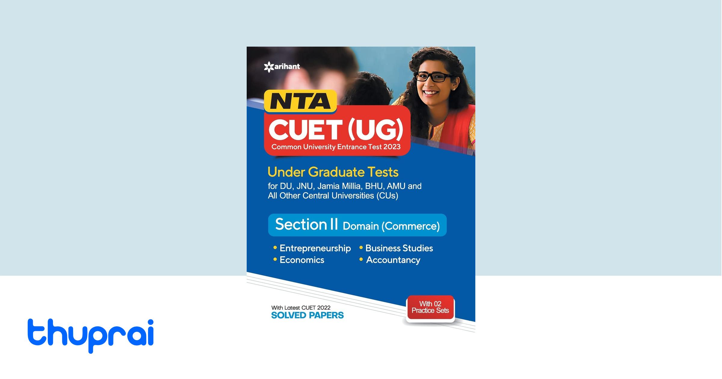 Buy NTA CUET UG 2023 Section 2 Domain Commerce in Nepal | Thuprai Buy NTA CUET UG 2023 Section 2 Domain Commerce in Nepal | Thuprai