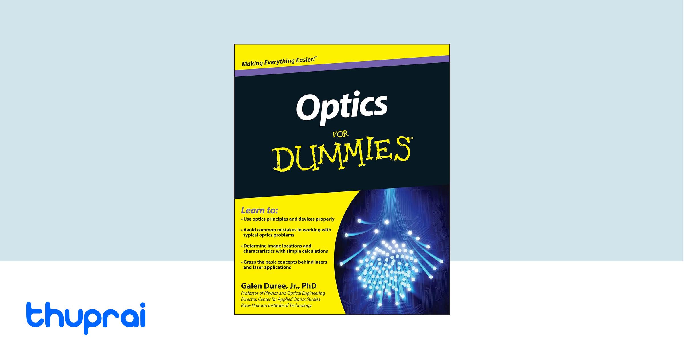 Buy Optics For Dummies in Nepal | Thuprai