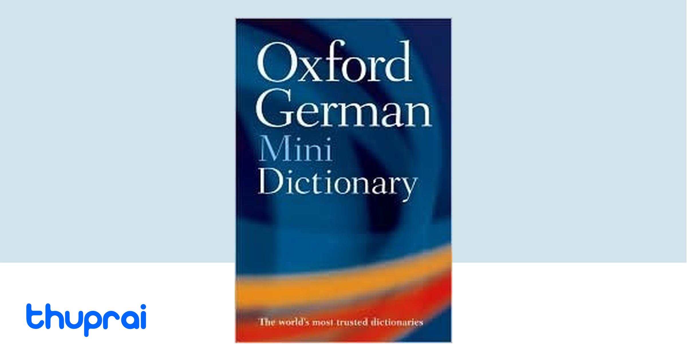 Buy Oxford German Minidictionary in Nepal | Thuprai