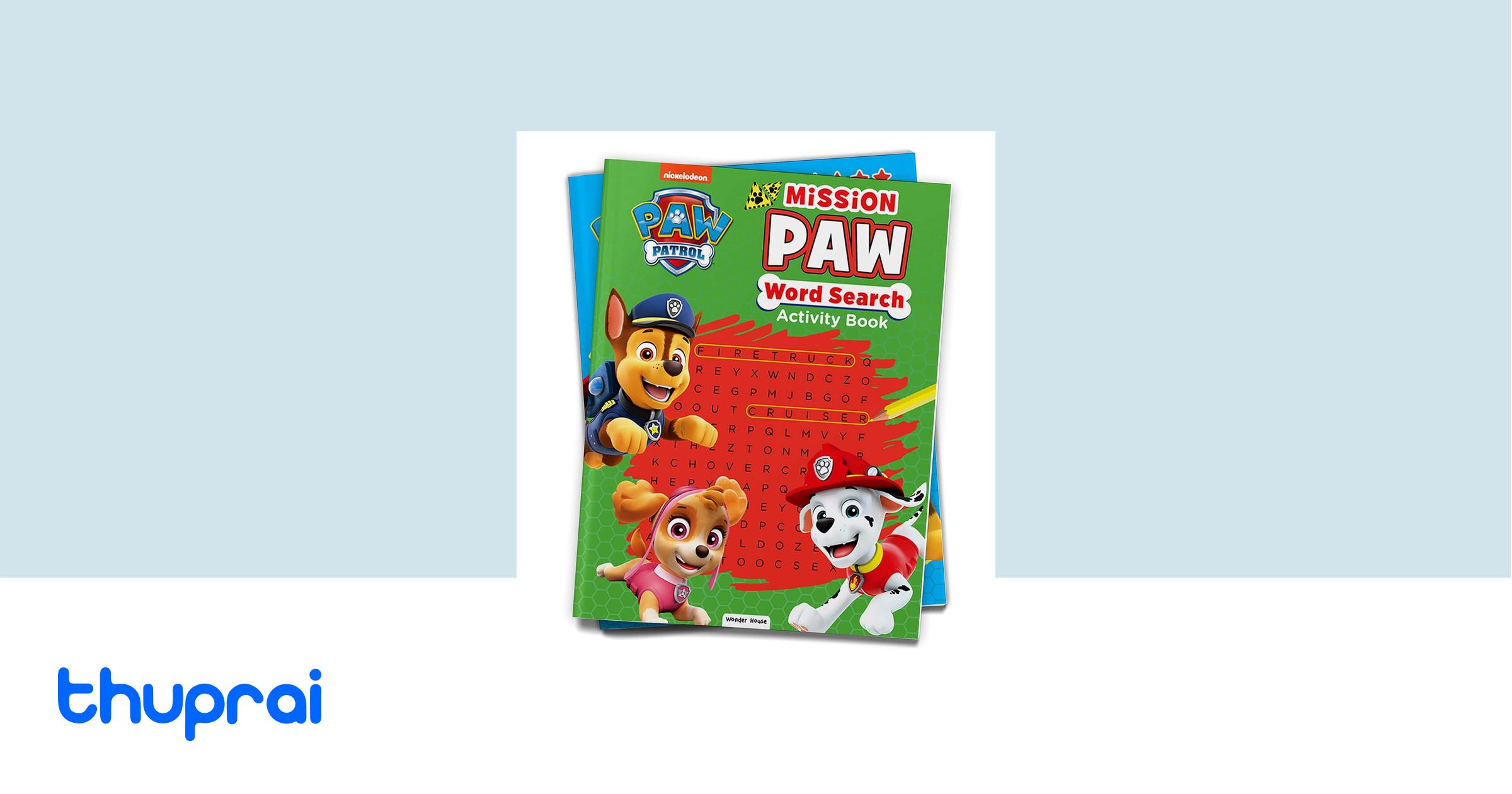 Buy Paw Patrol Mission Paw Word Search Activity Book in Nepal | Thuprai